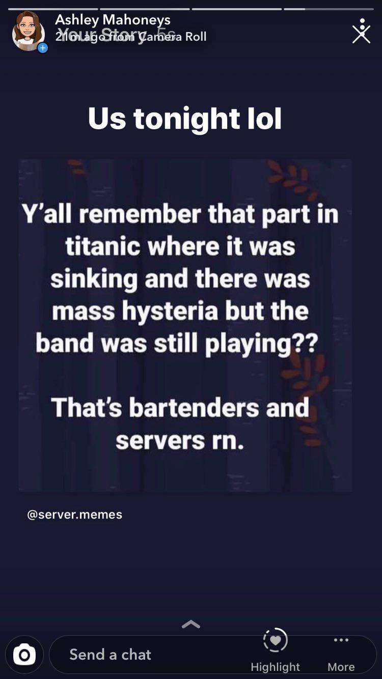 My co worker posted this last night after we stayed open and closed by ...