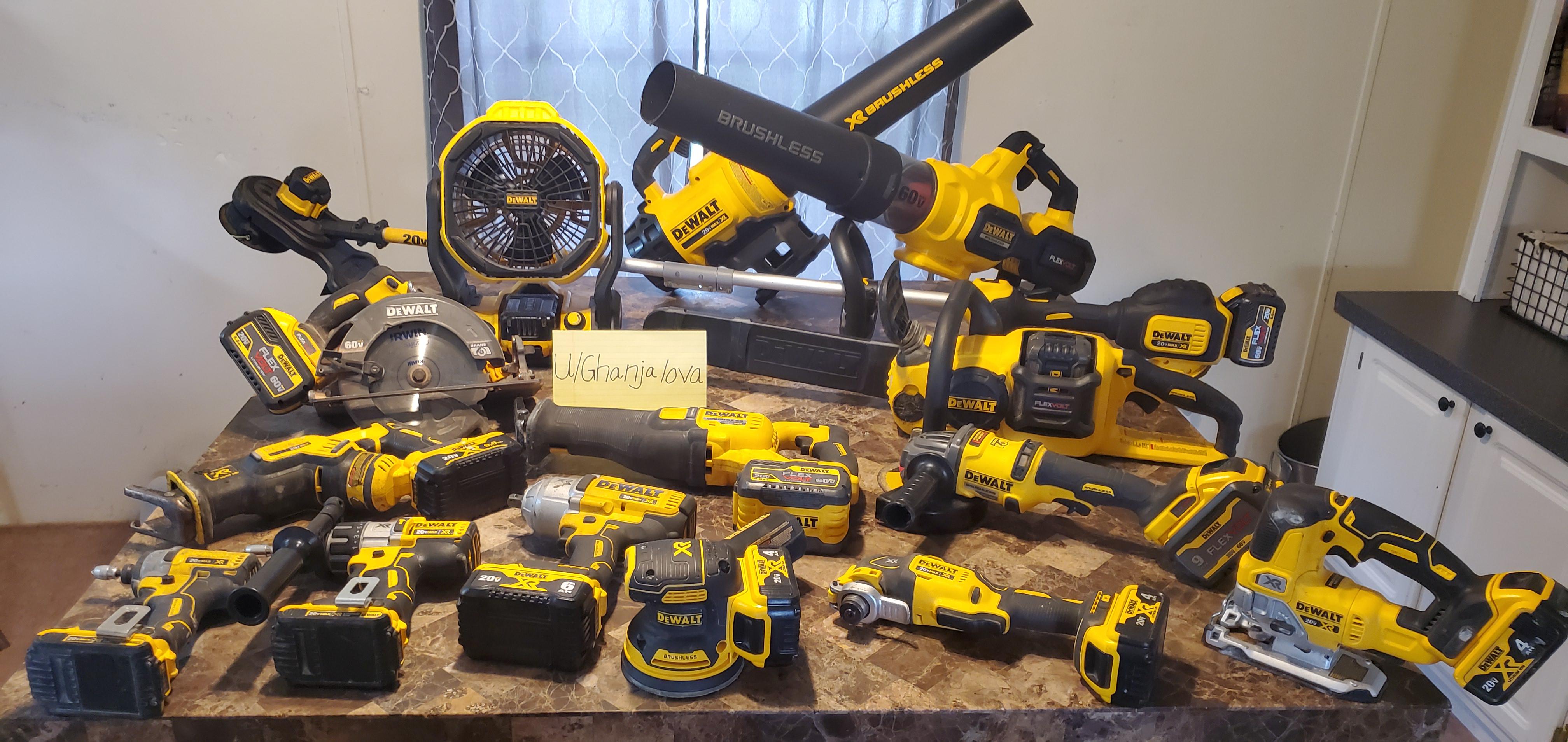 My collection of DeWalt cordless tools | Scrolller