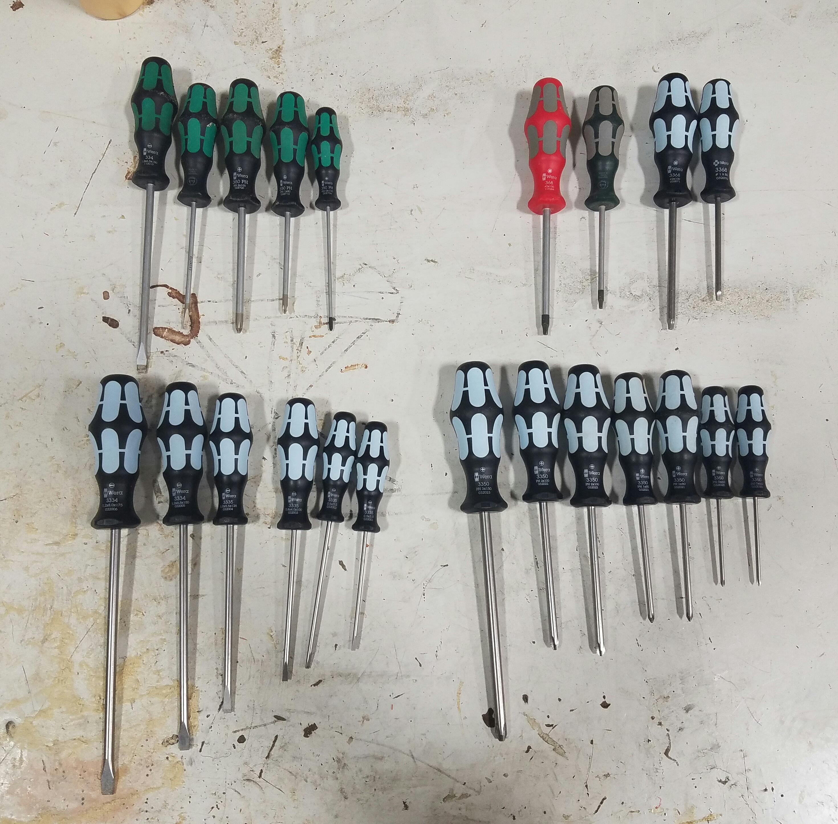 My collection of Wera screwdrivers [2940x2891] [OC] | Scrolller
