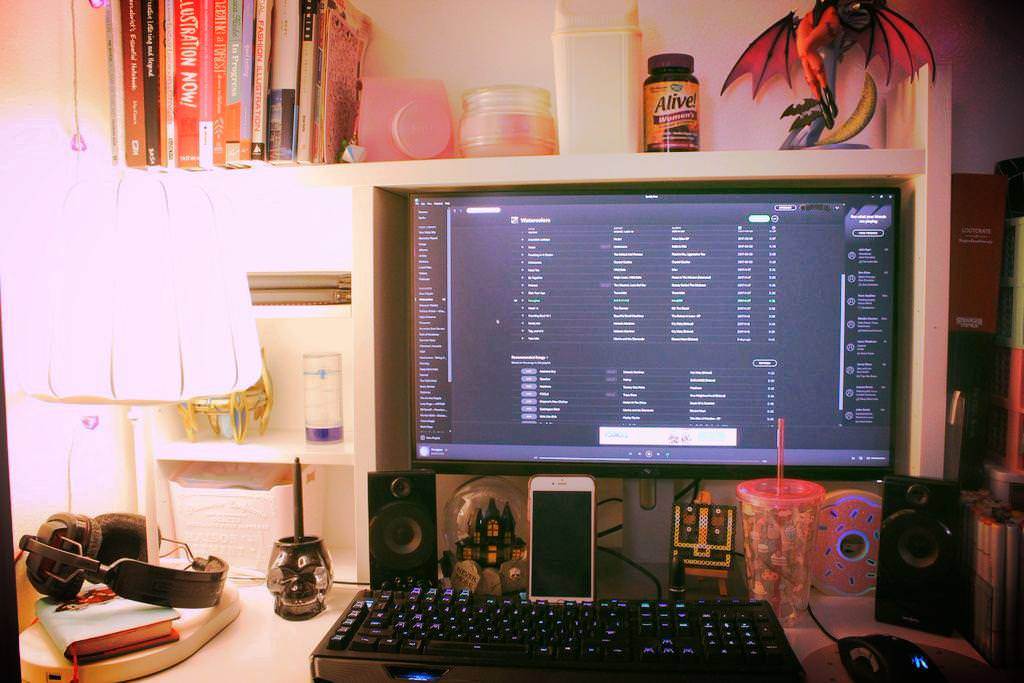 My Cozy Digital Illustration/Gaming Nook | Scrolller