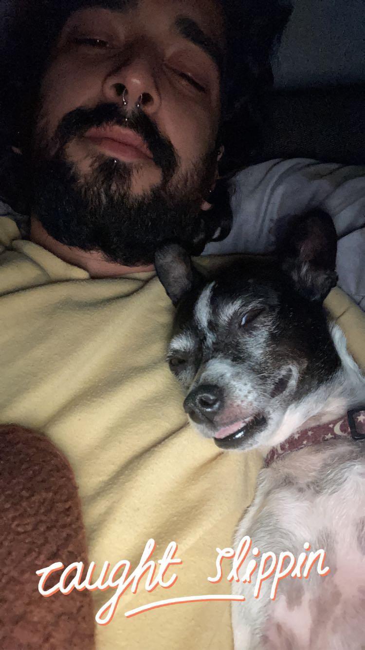 My cuddle buddy 💜 featuring my new piercing set up! | Scrolller