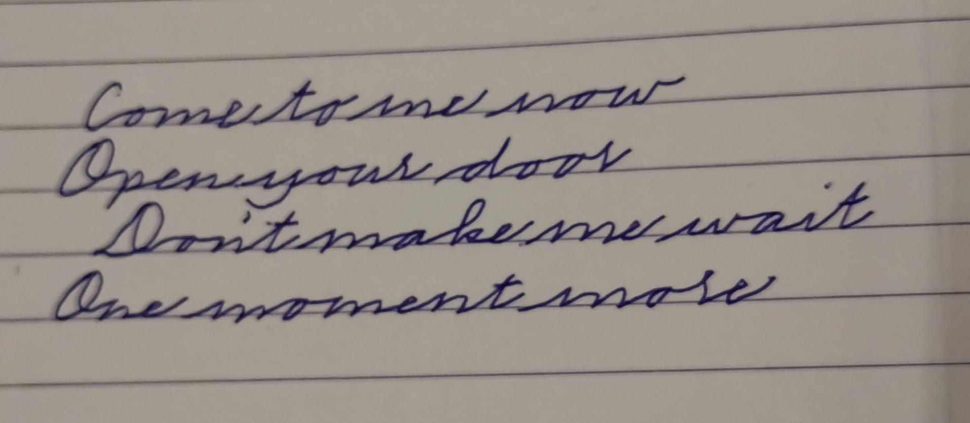 My Cursive, Any Improvements? [updated] | Scrolller