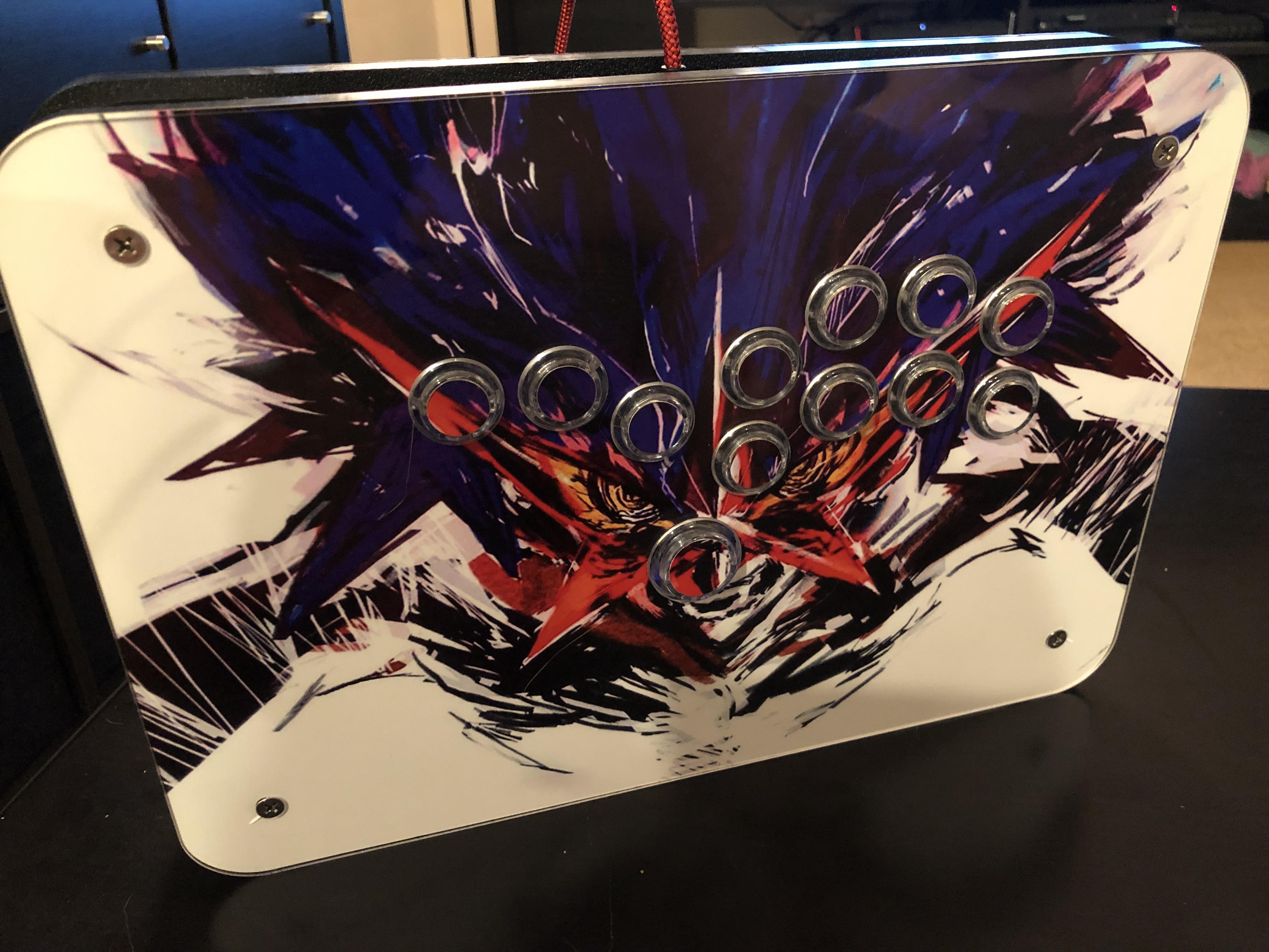 My custom built hitbox to pierce the heavens!! (Originally posted in r/fightsticks) Had to show ...