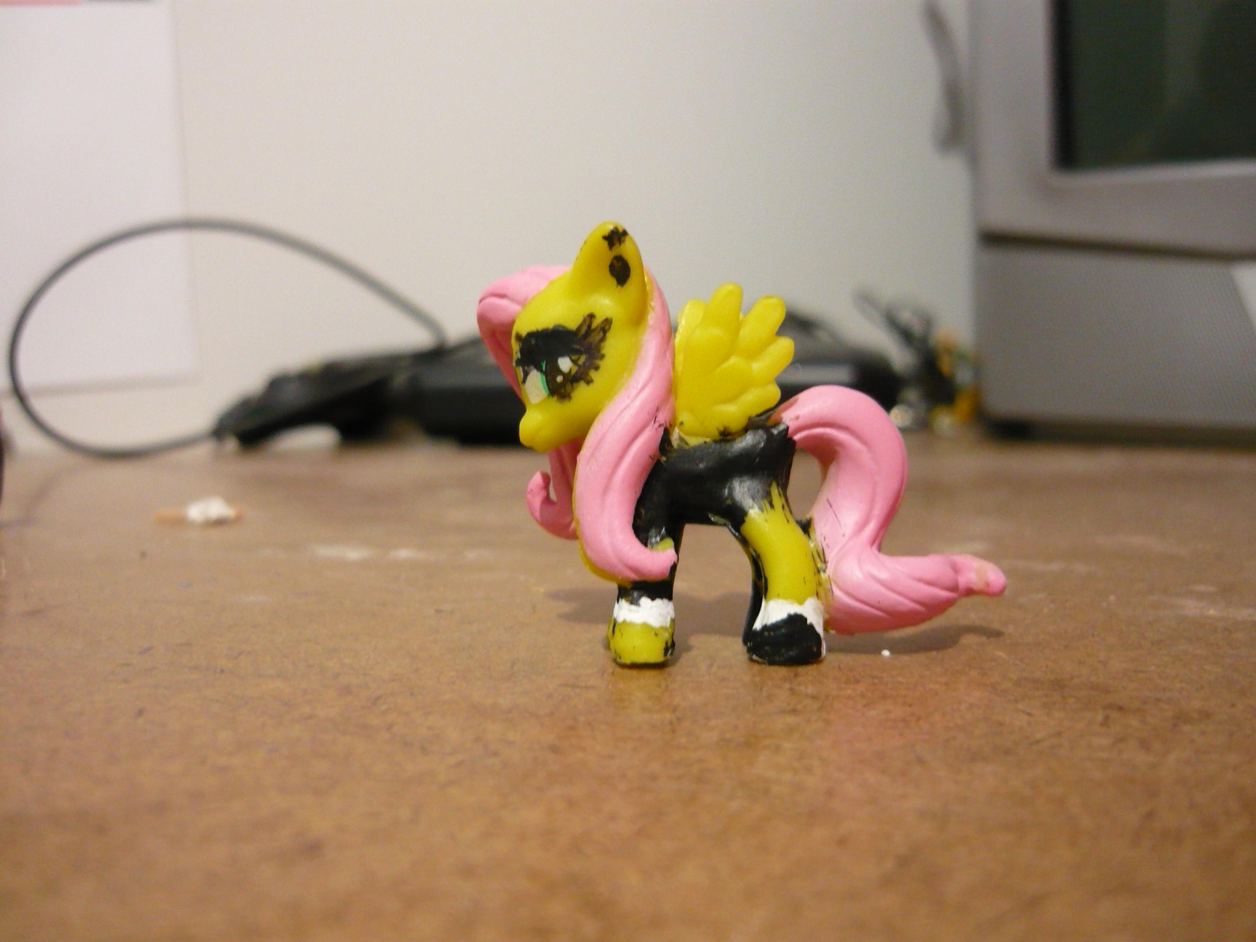 my custom goth Fluttershy | Scrolller