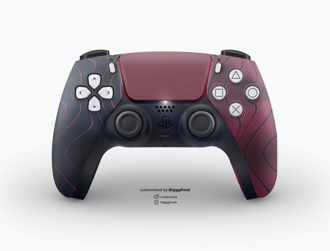 My customized design for PS5 dualsense controller.. What do you think about it ? | Scrolller