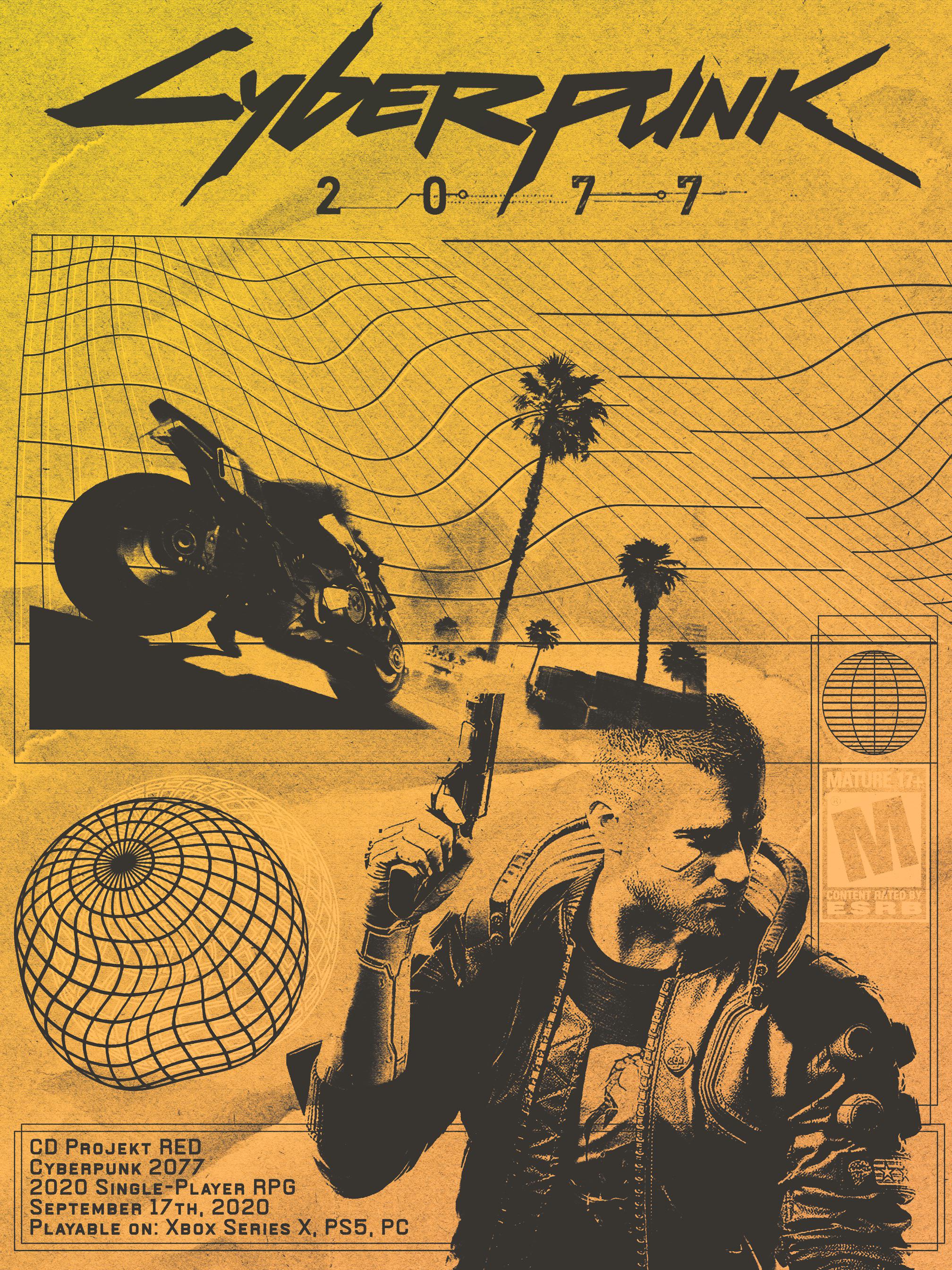 My cyberpunk poster concept! | Scrolller