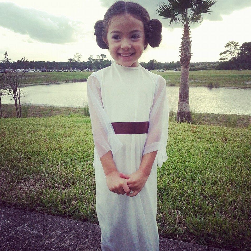 My Daughter As Princess Leia Scrolller