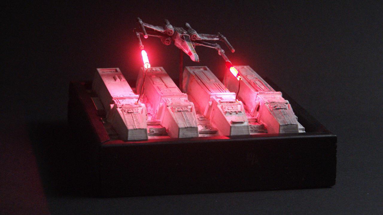 My Death Star trench run diorama. Complete with LEDs. Let me know what you think! Build video in ...