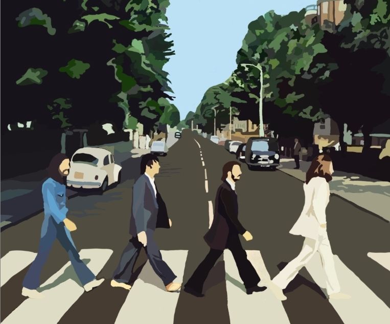 My drawing of Abbey Road | Scrolller