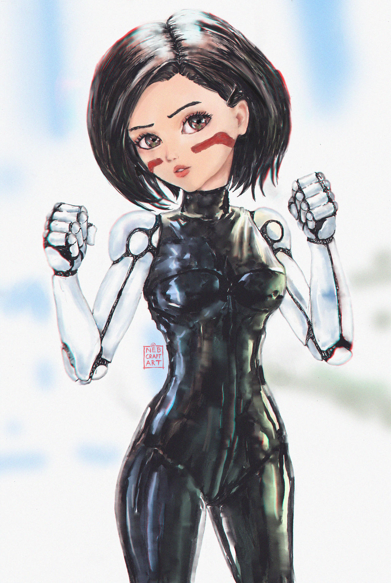 My drawing of Alita | Scrolller