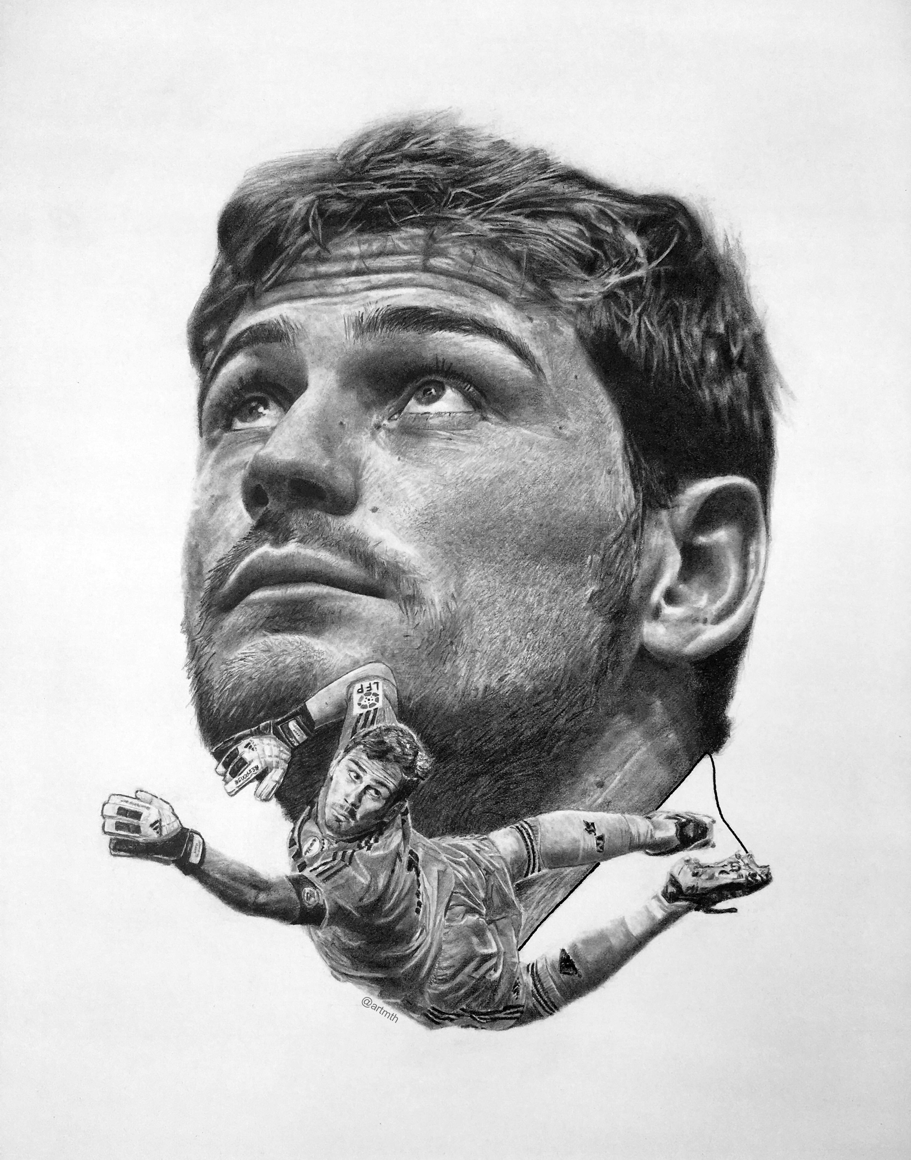 My Drawing Of Iker Casillas Scrolller