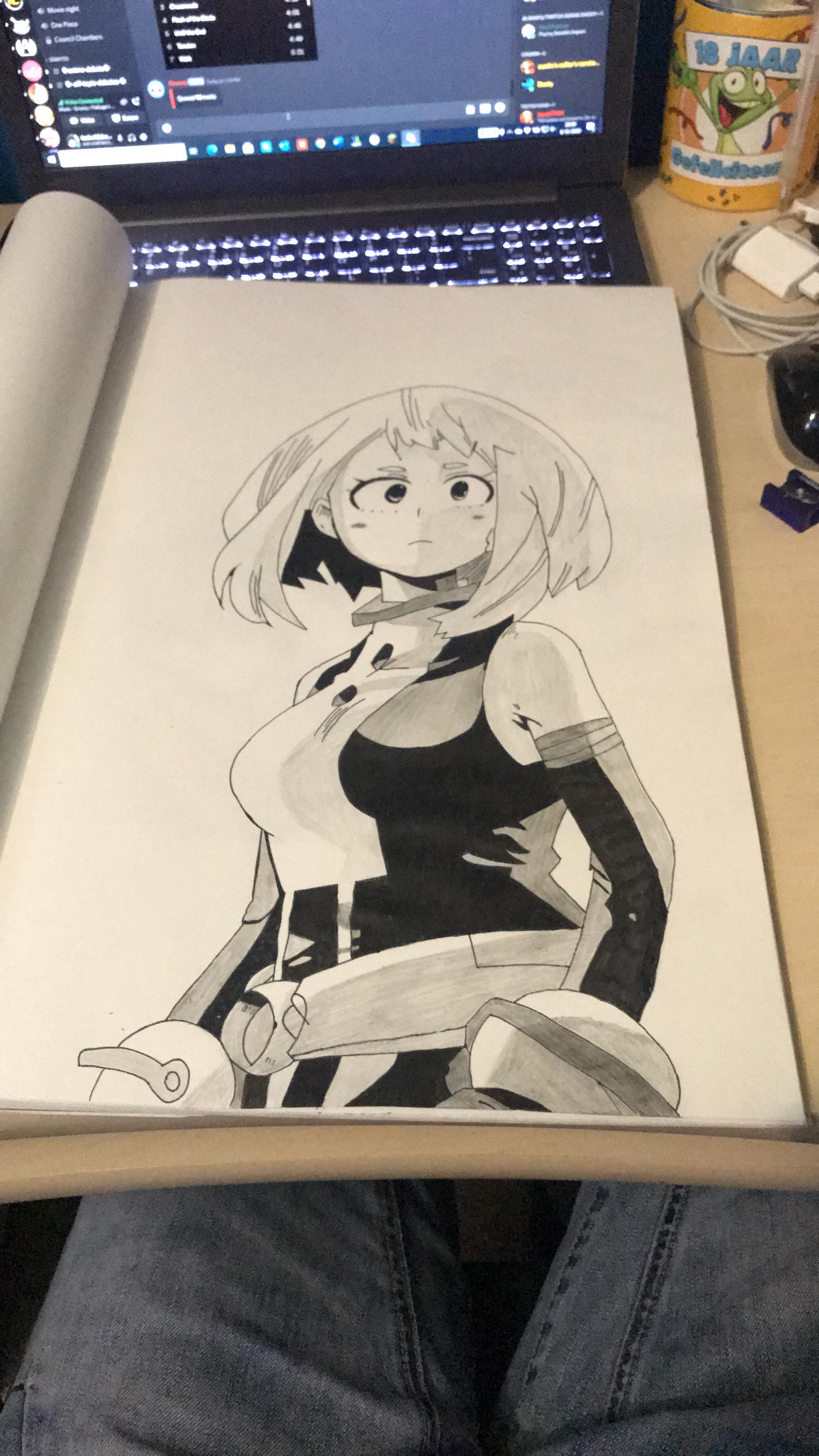 My drawing of Ochako | Scrolller