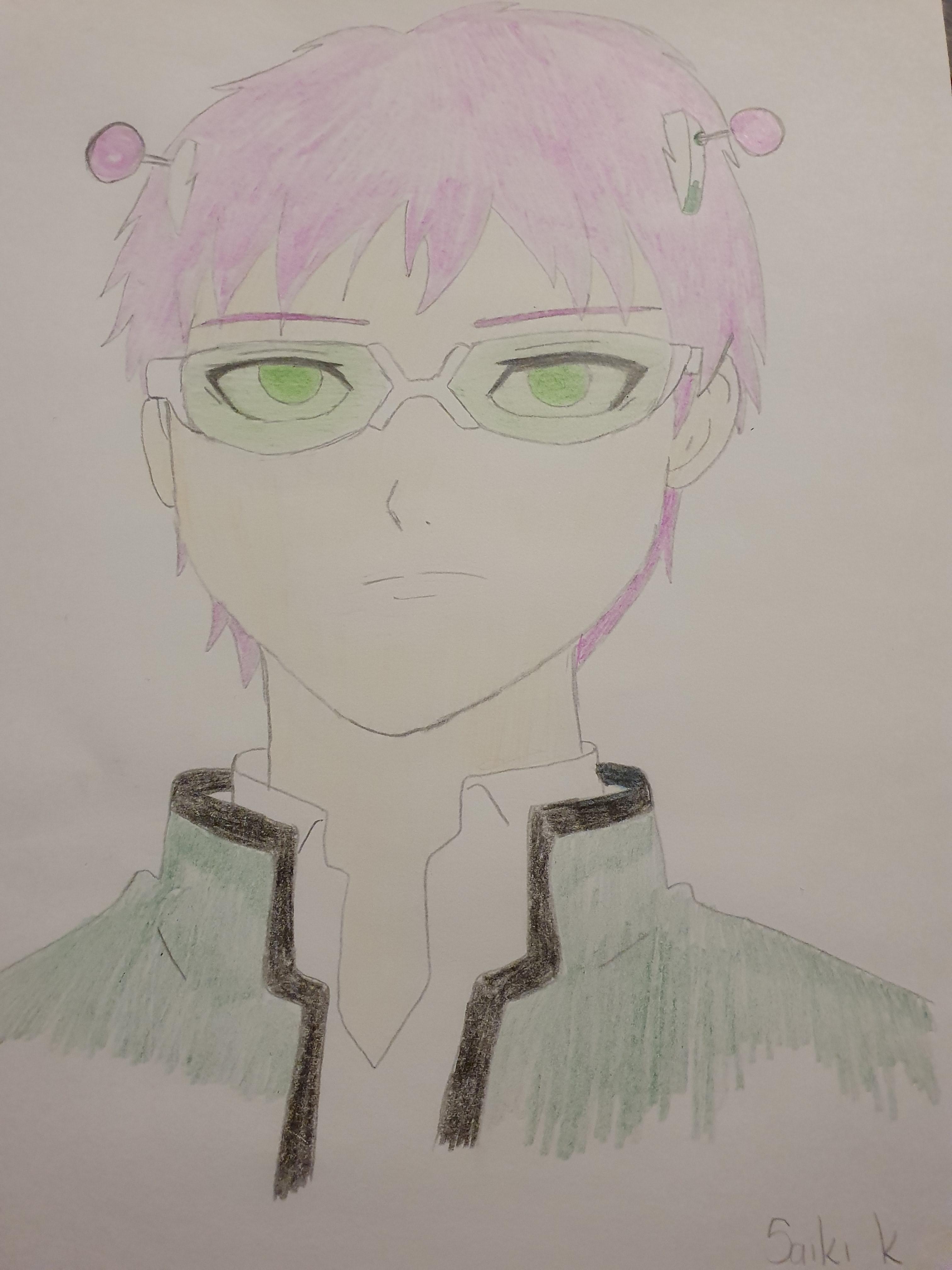 My drawing of Saiki | Scrolller