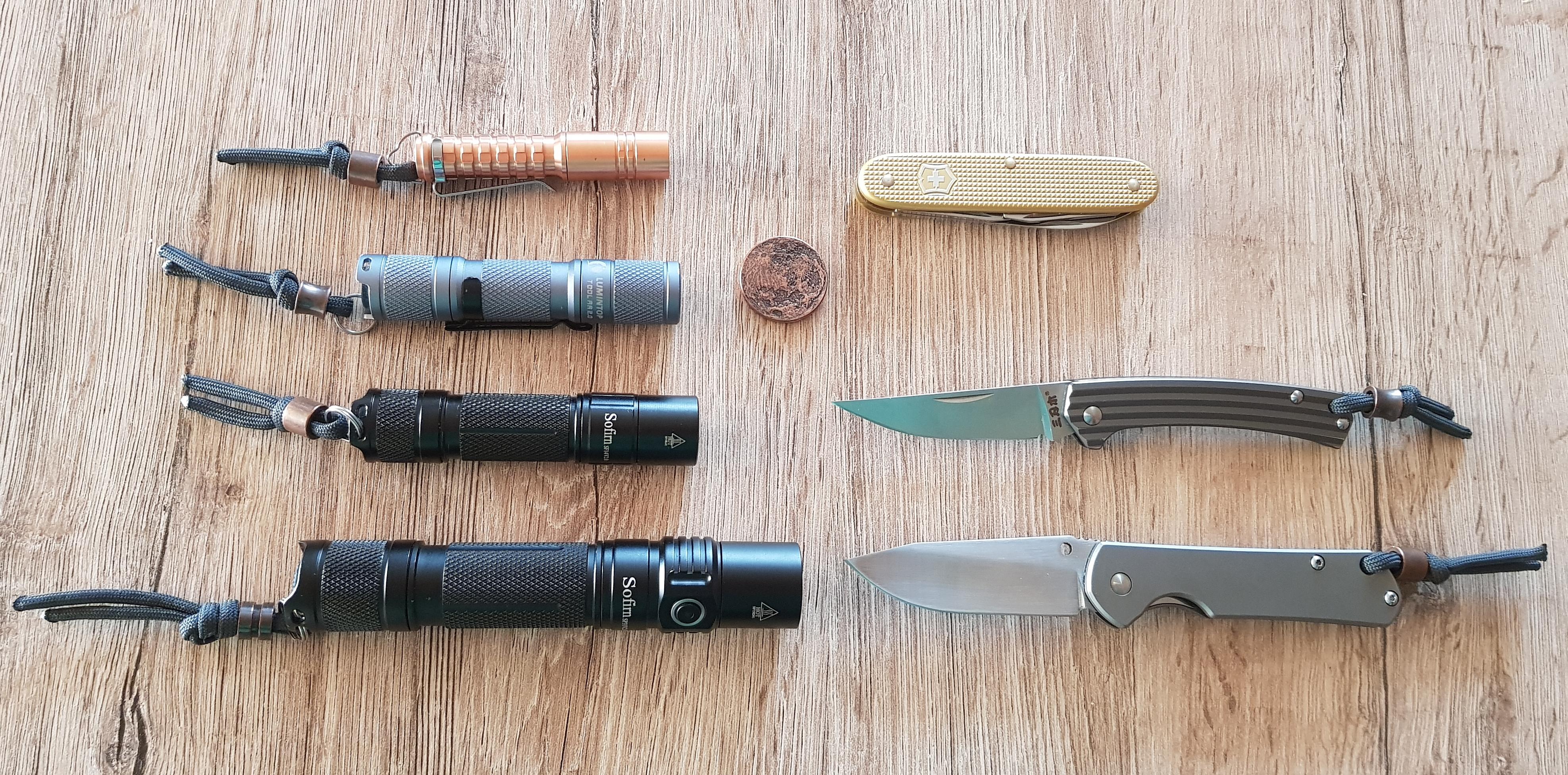 My EDC knife and flashlight rotation. What do you think? | Scrolller