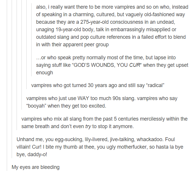 My eyes are bleeding | Scrolller