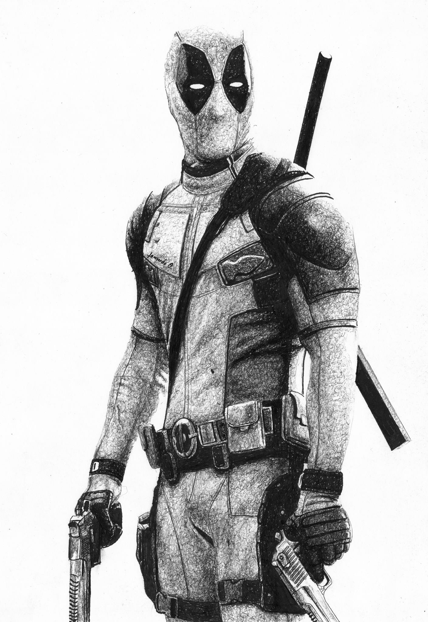 My fan art of Deadpool | Scrolller
