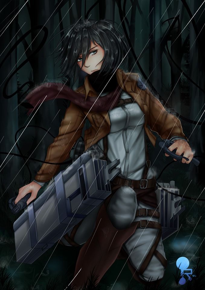My fanart of Mikasa | Scrolller