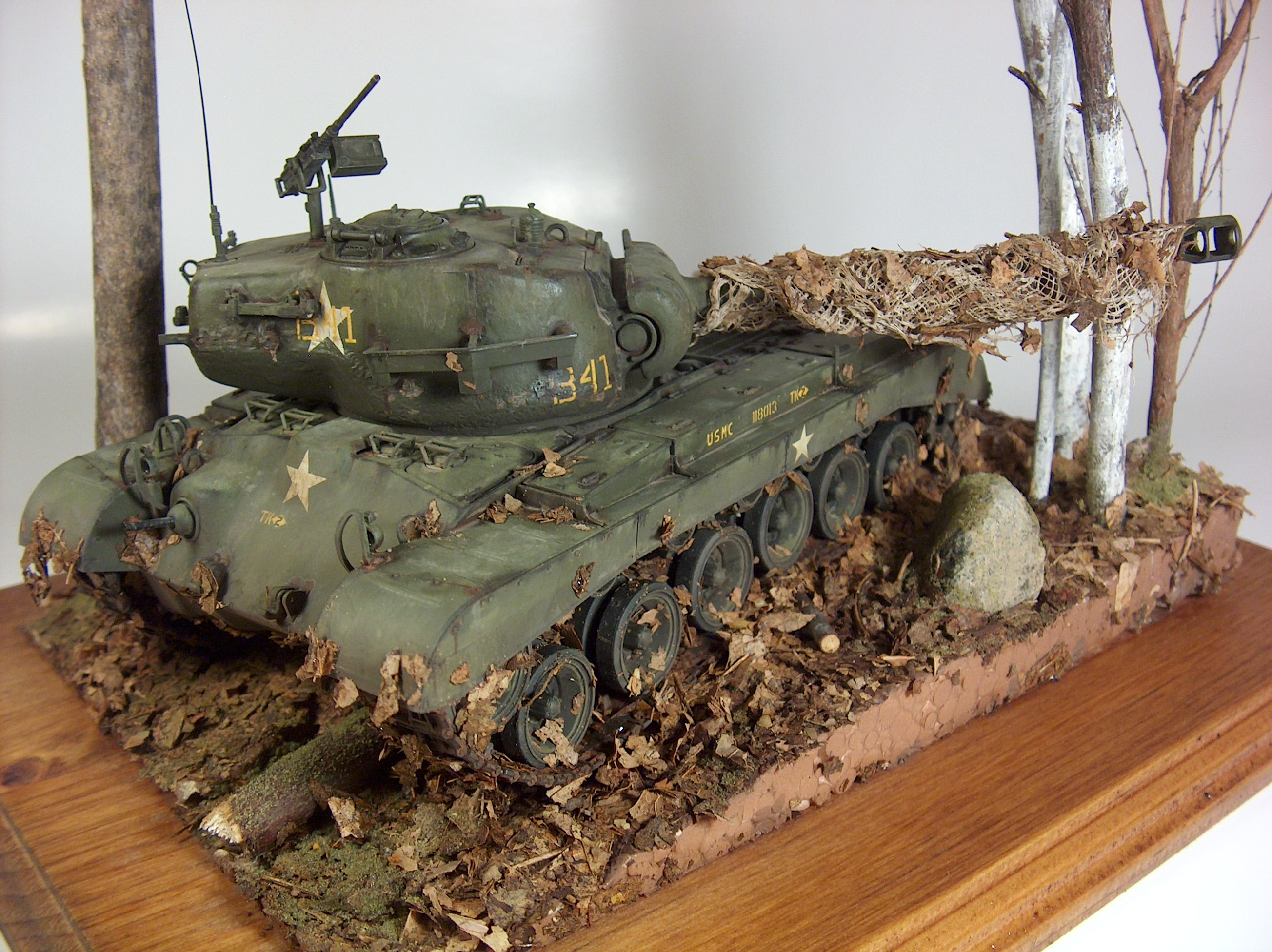 My father's 1/35 M26 Pershing that won a few awards. | Scrolller