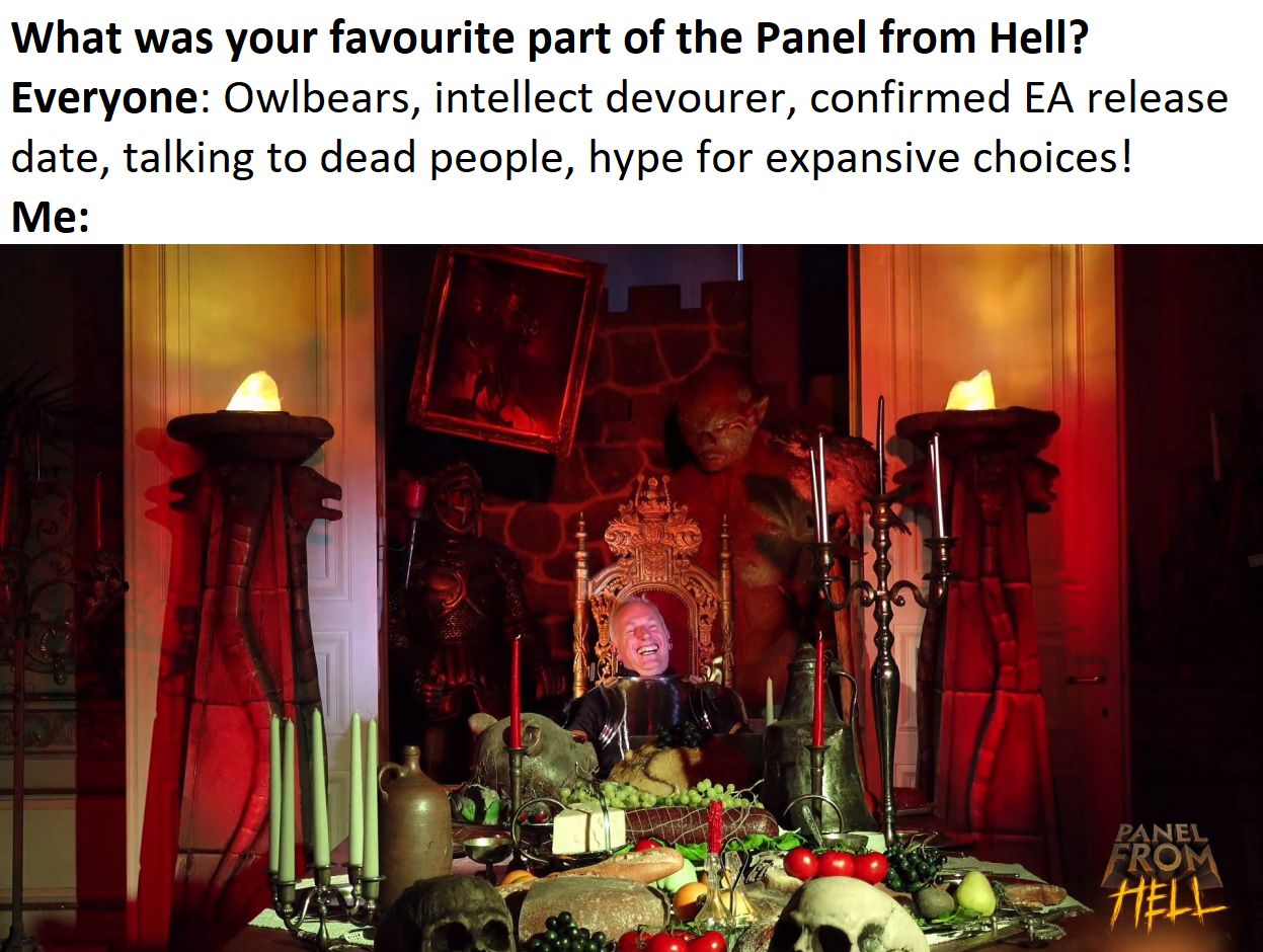 My favourite part of the Panel from Hell. | Scrolller