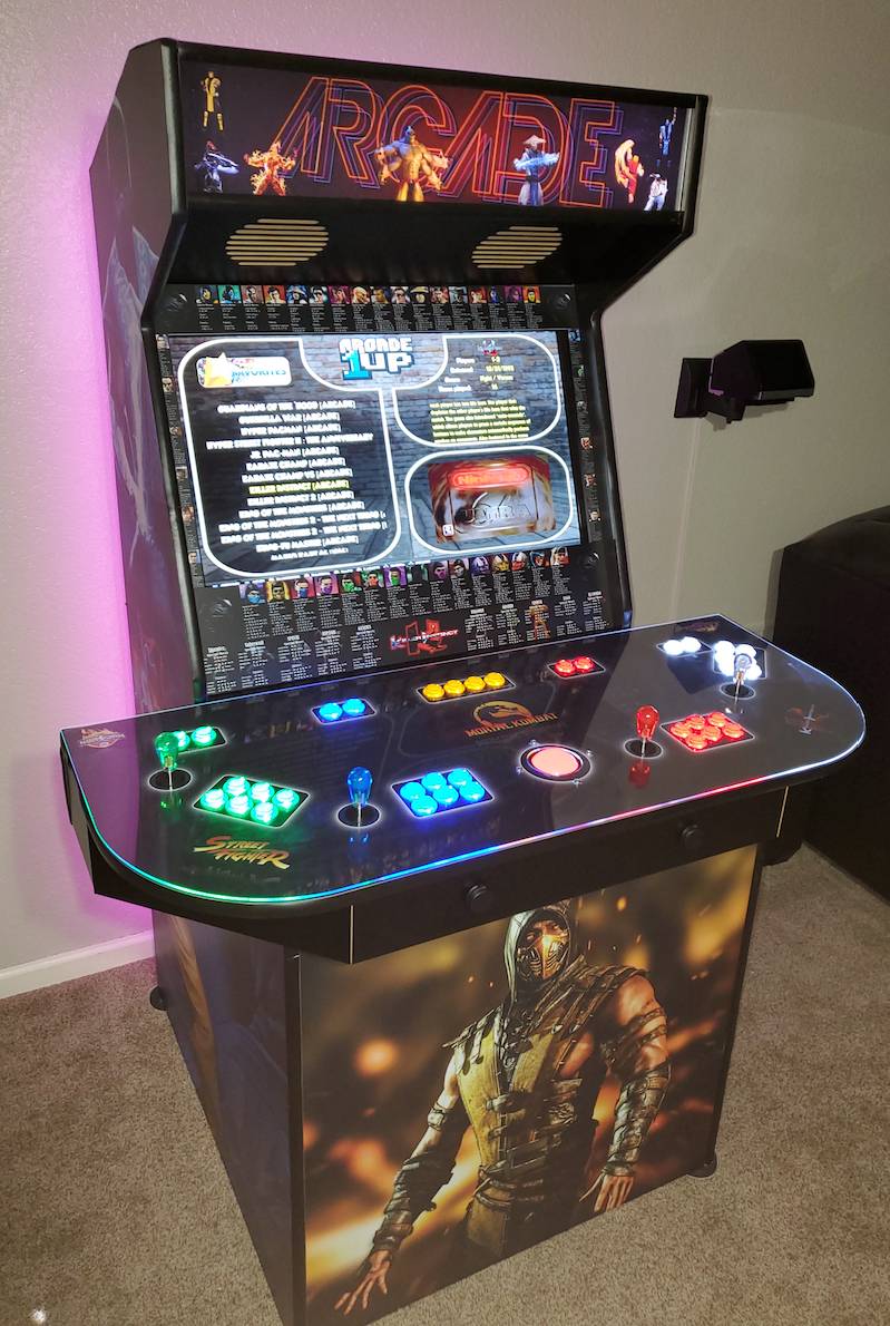 My first 4 player cab is done! | Scrolller