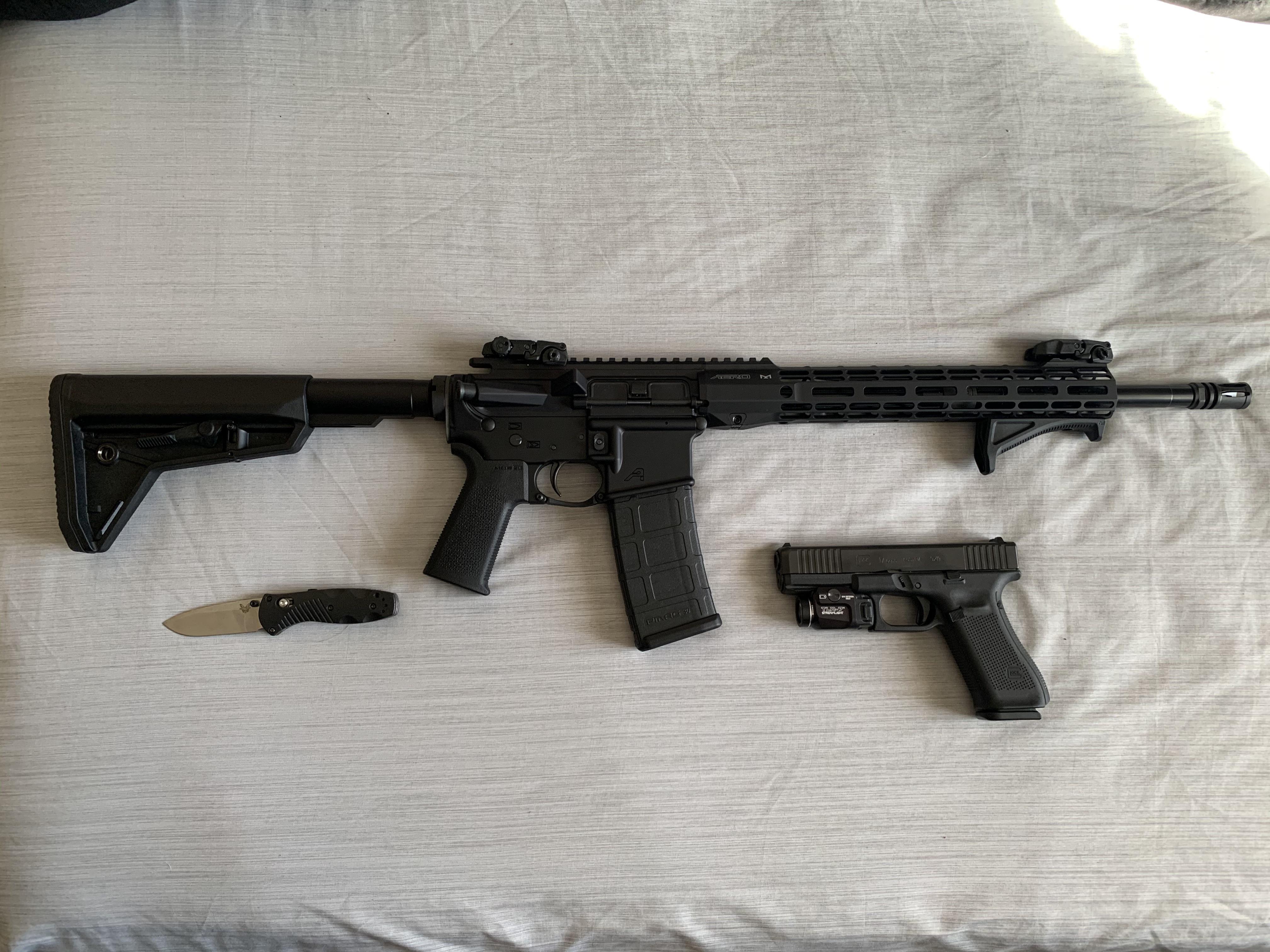 My first AR build, Gen 5 Glock 17, and my Benchmade Mini Barrage | Scrolller
