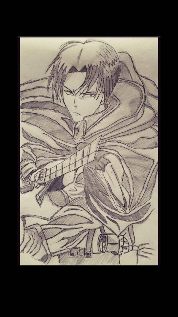 My first Attack on Titan sketch- Levi! | Scrolller