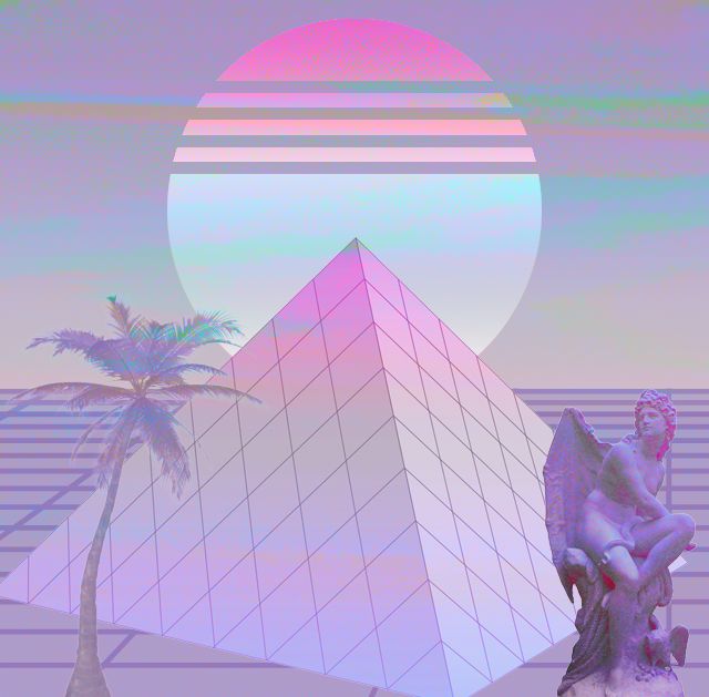 My first attempt at vaporwave art | Scrolller