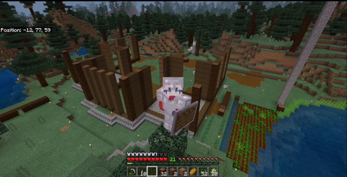 My first big Minecraft survival build | Scrolller