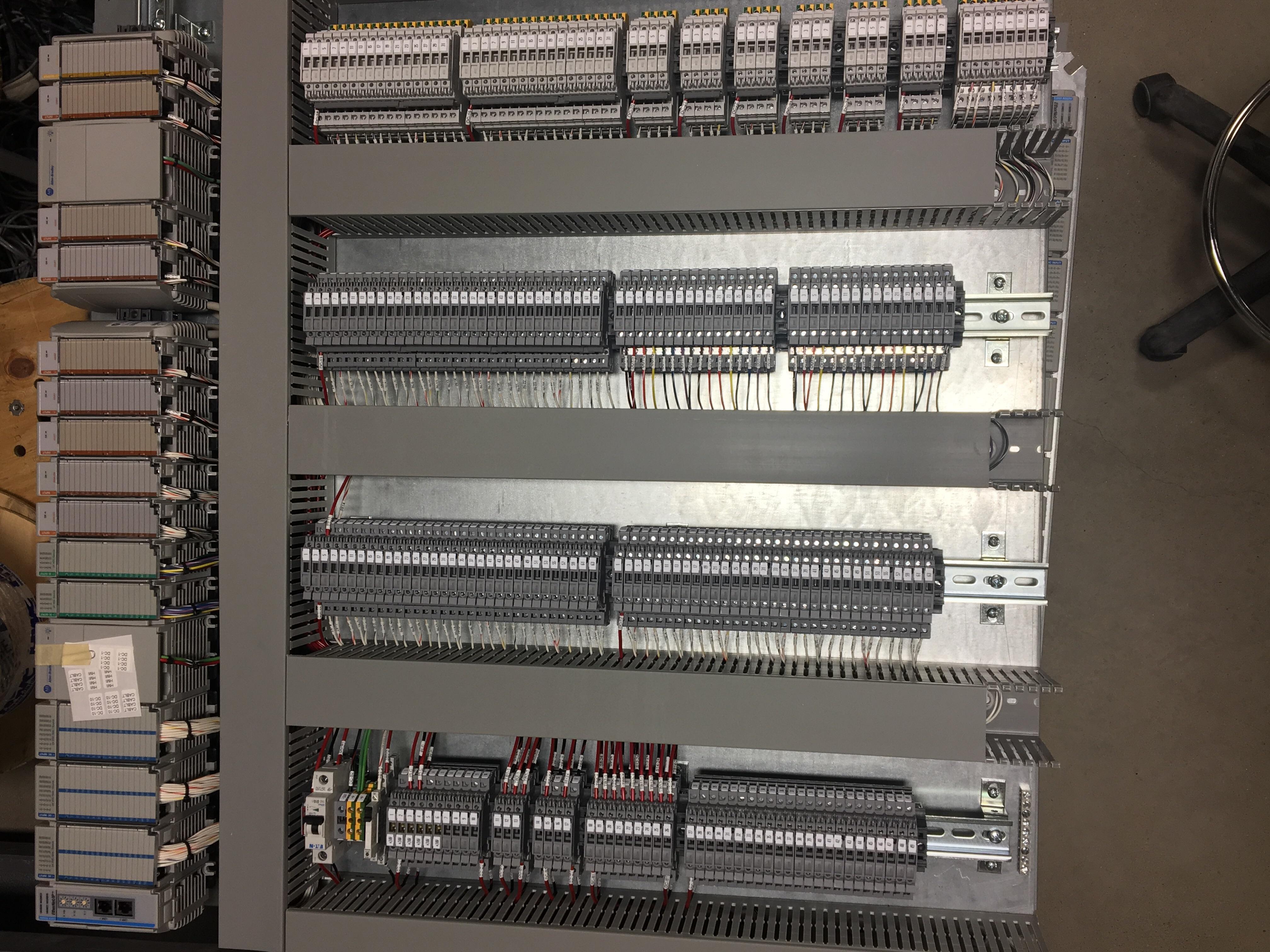 My first big PLC panel. | Scrolller