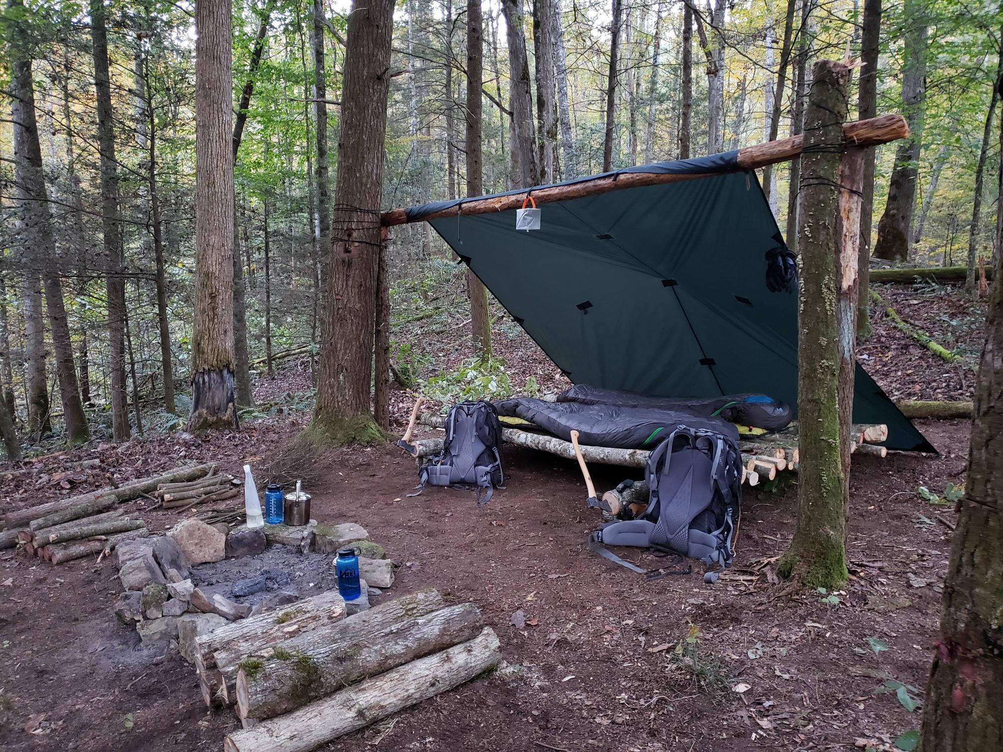 My First Bushcraft Style Camping Trip | Scrolller