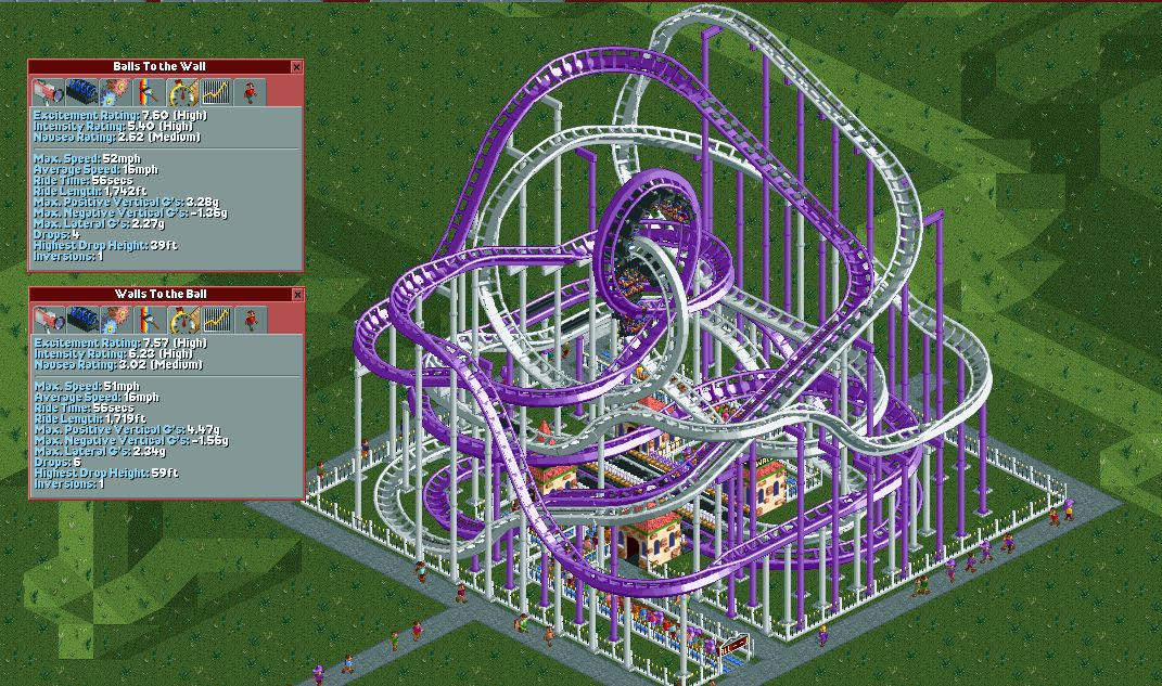 My first compact dueling coaster | Scrolller