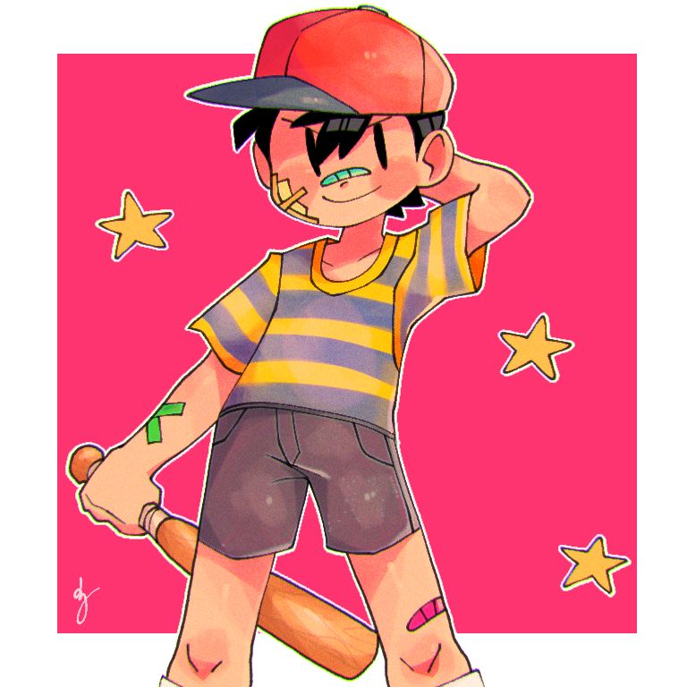 My first drawing of Ness. | Scrolller