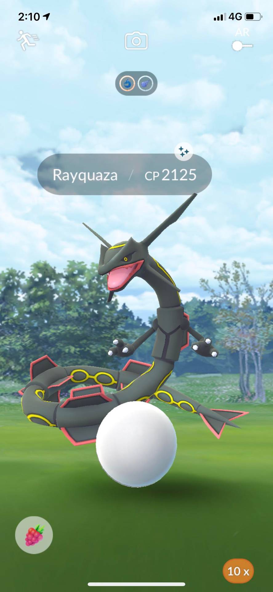 My first ever legendary raid and I got a shiny Rayquaza, honestly I’m ...