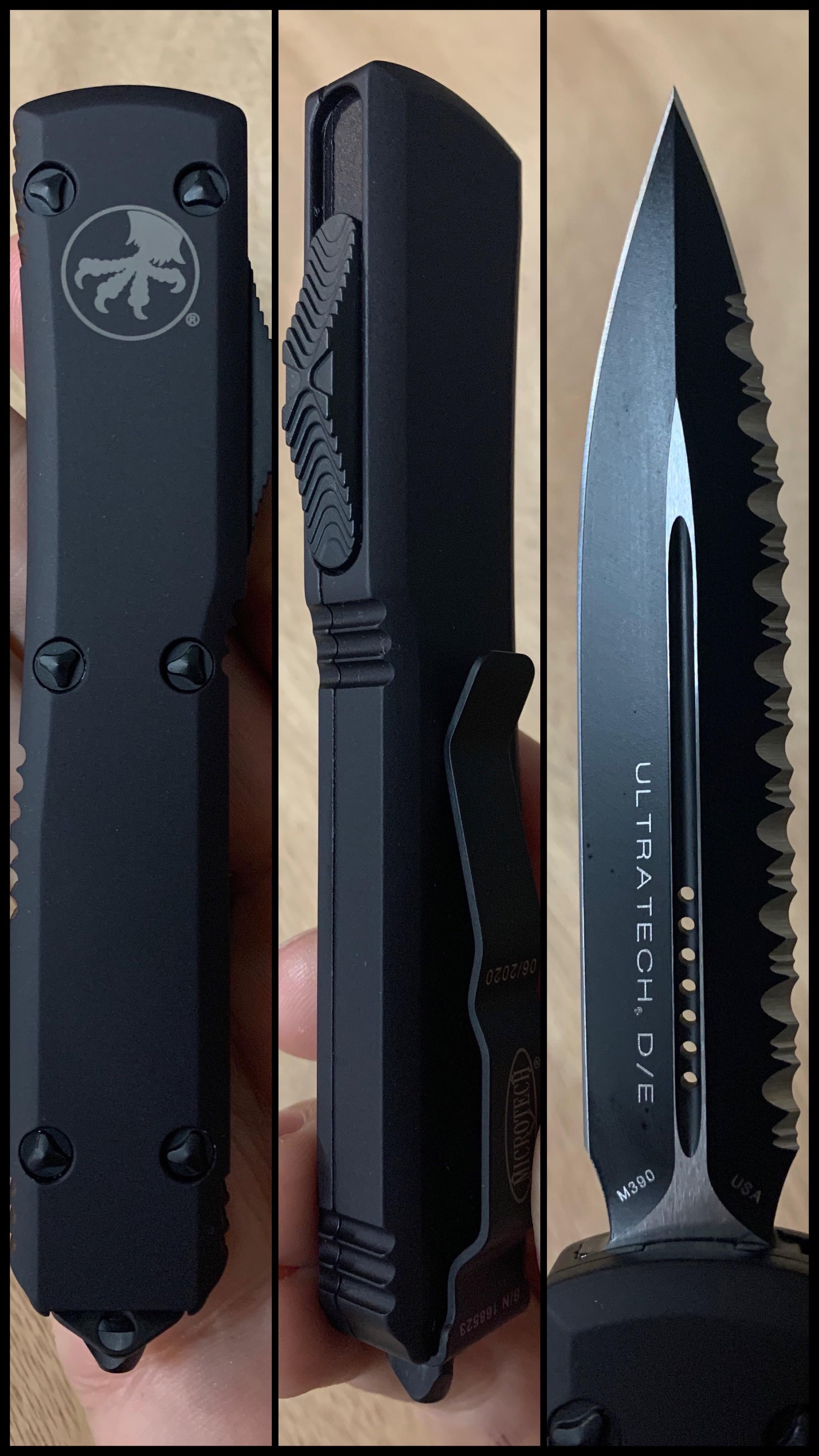 My first Microtech, an Ultratech tactical 122-3T | Scrolller