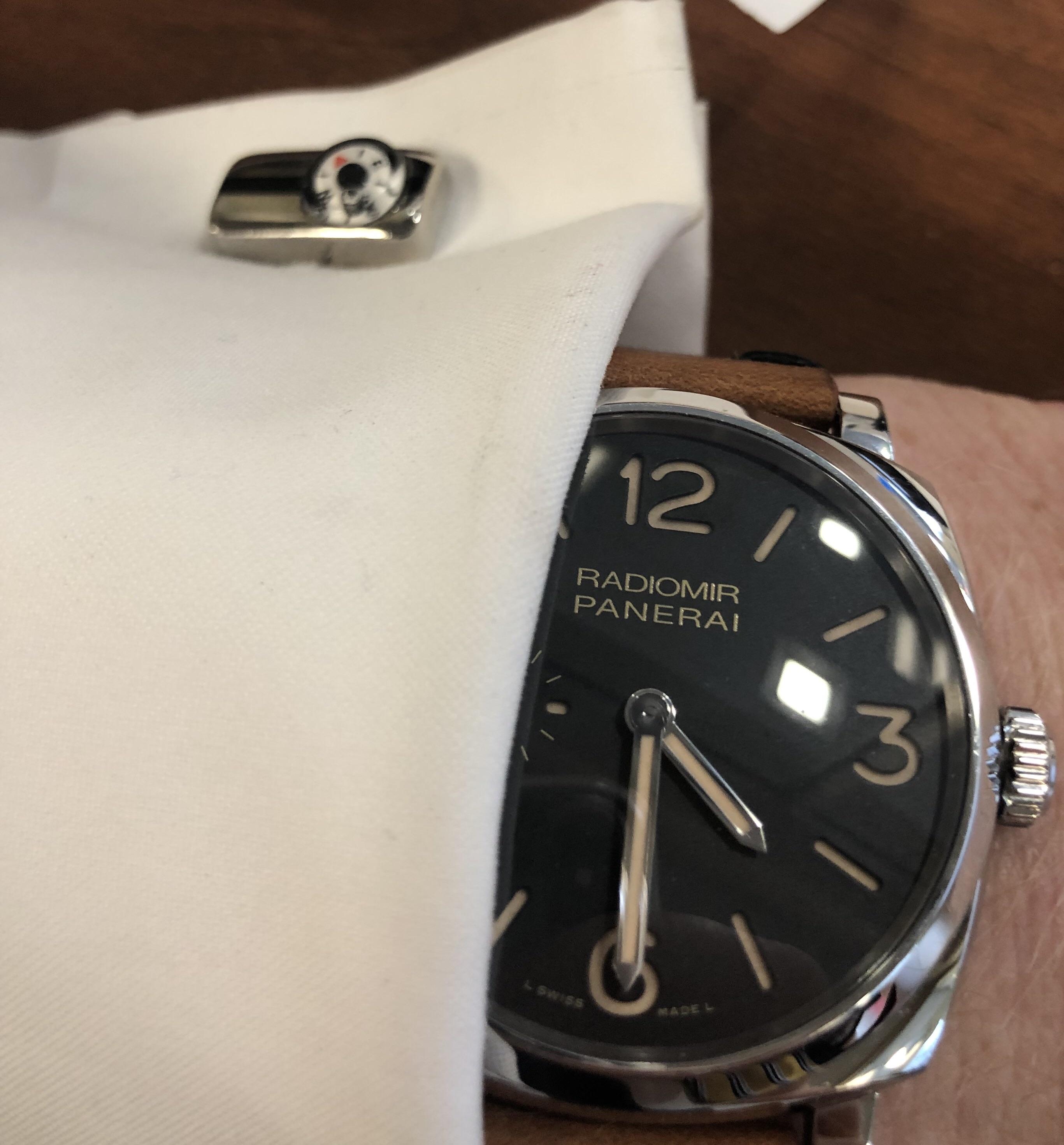 My first Panerai. 1940 3 Day, it fits under the cuff perfectly! | Scrolller