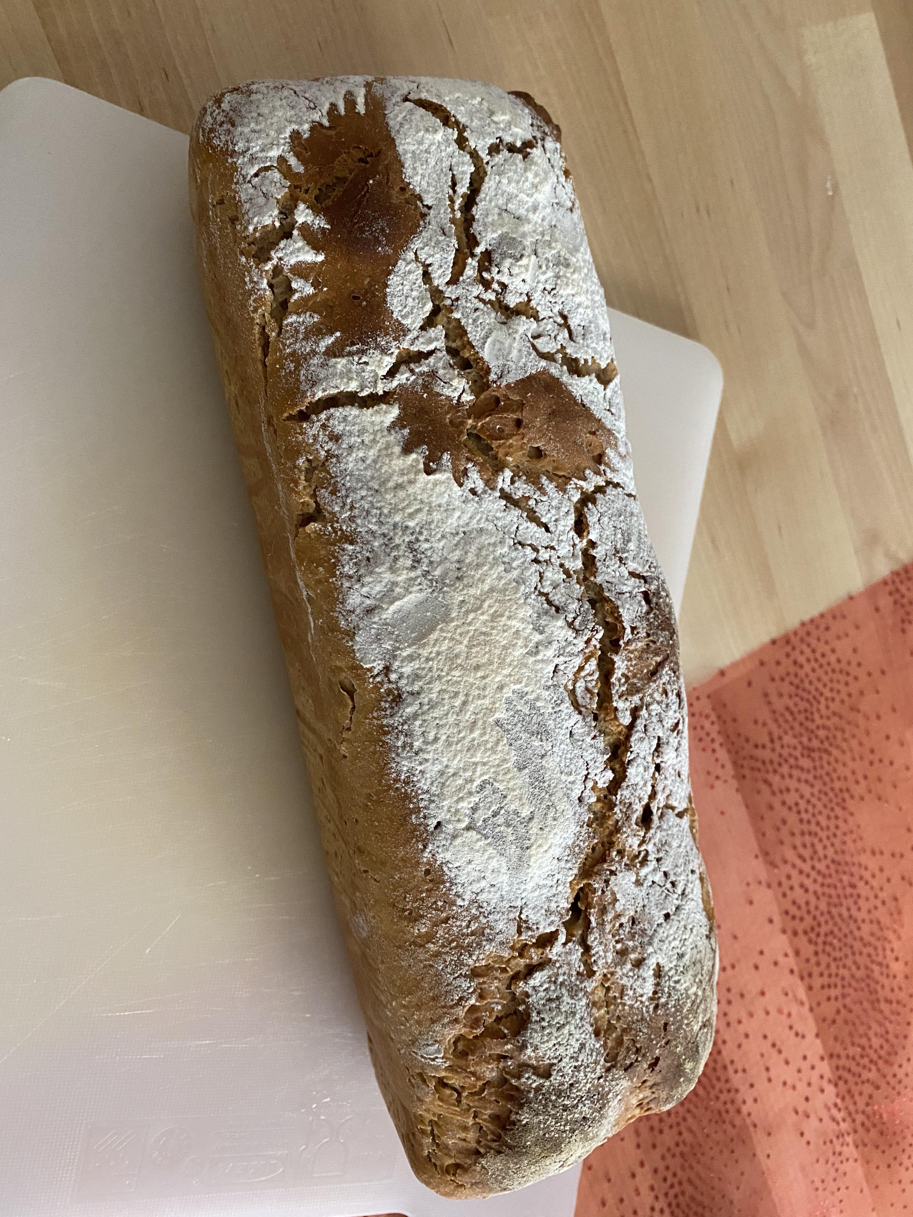 My first sourdough bread. Maybe I tried to hard with the decoration | Scrolller