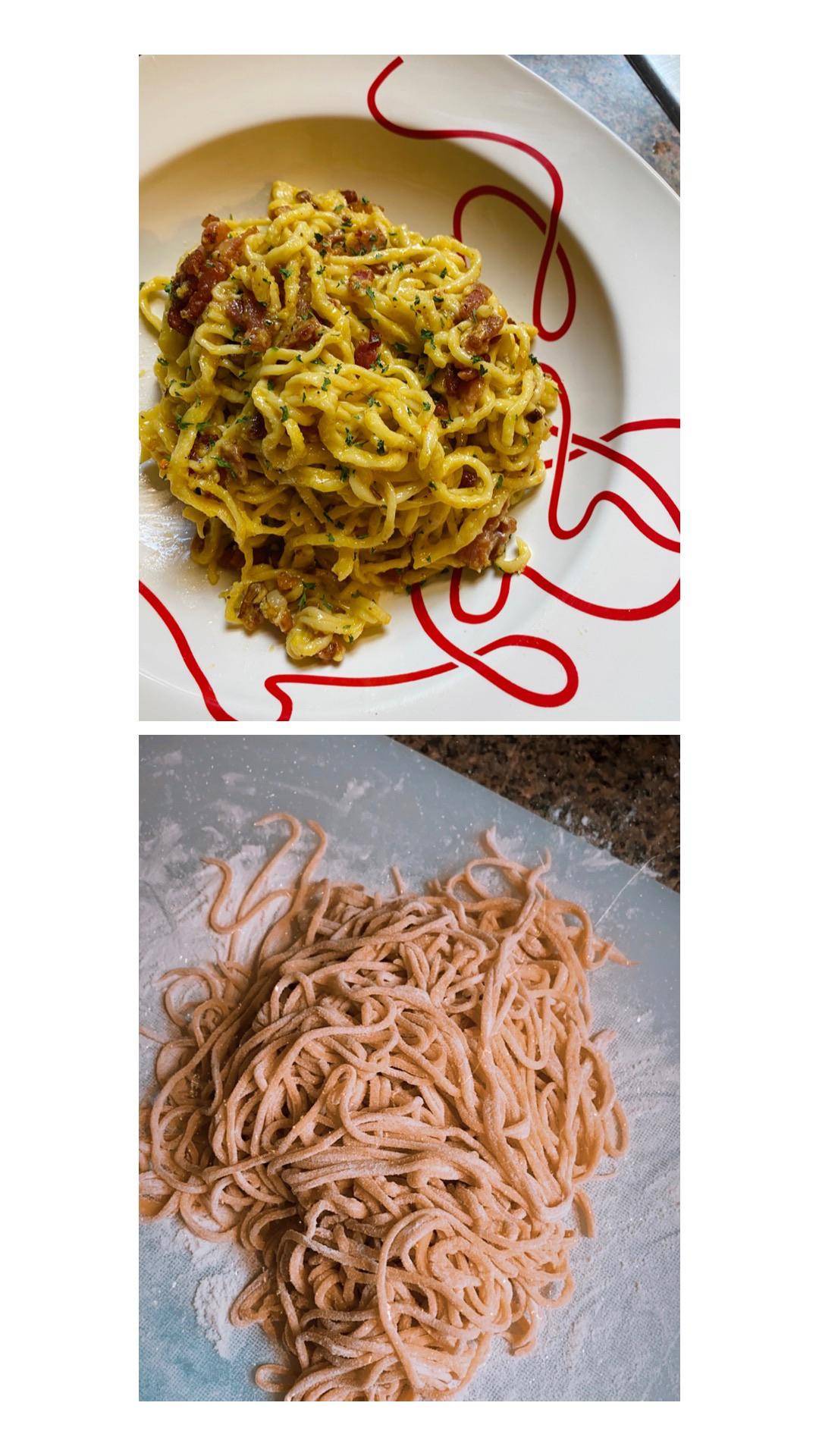 My first time making pasta carbonara 🥓🍝🤤 | Scrolller