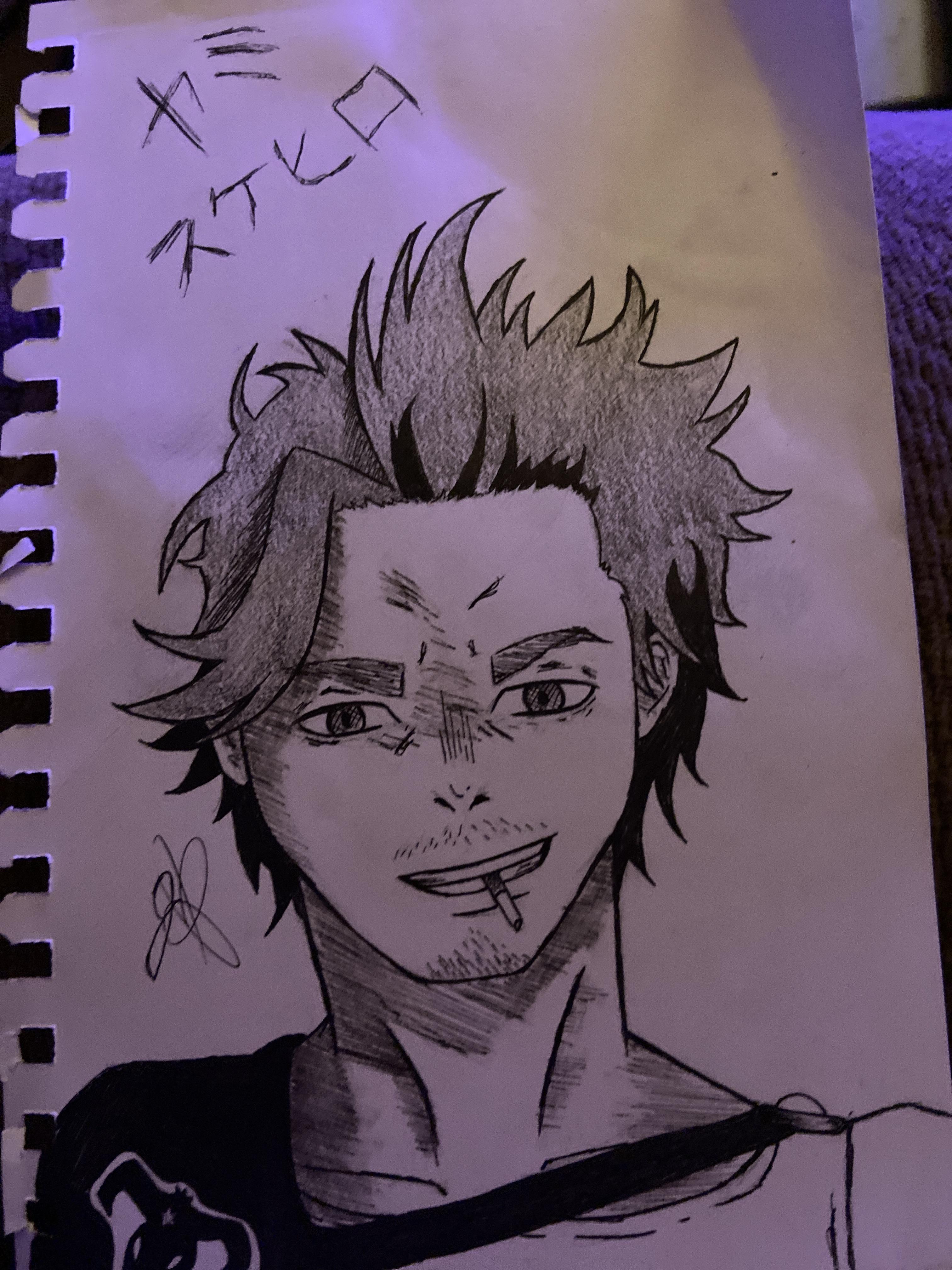My friends little sister killed it with this yami drawing | Scrolller