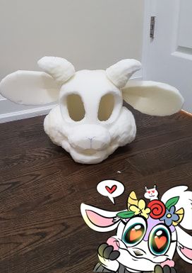 My Fursuit Head Foam Base Complete! | Scrolller