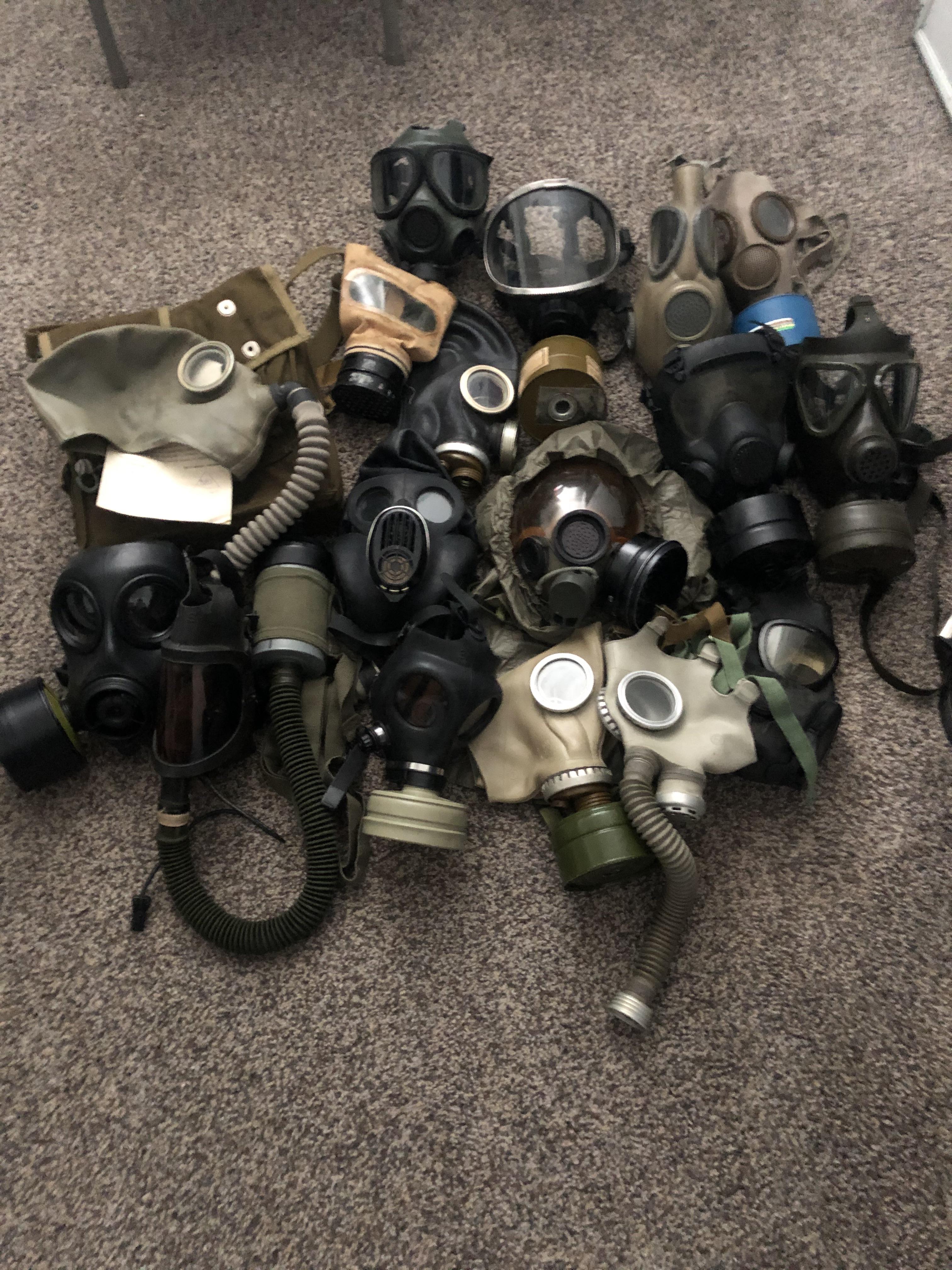 My gas mask collection | Scrolller