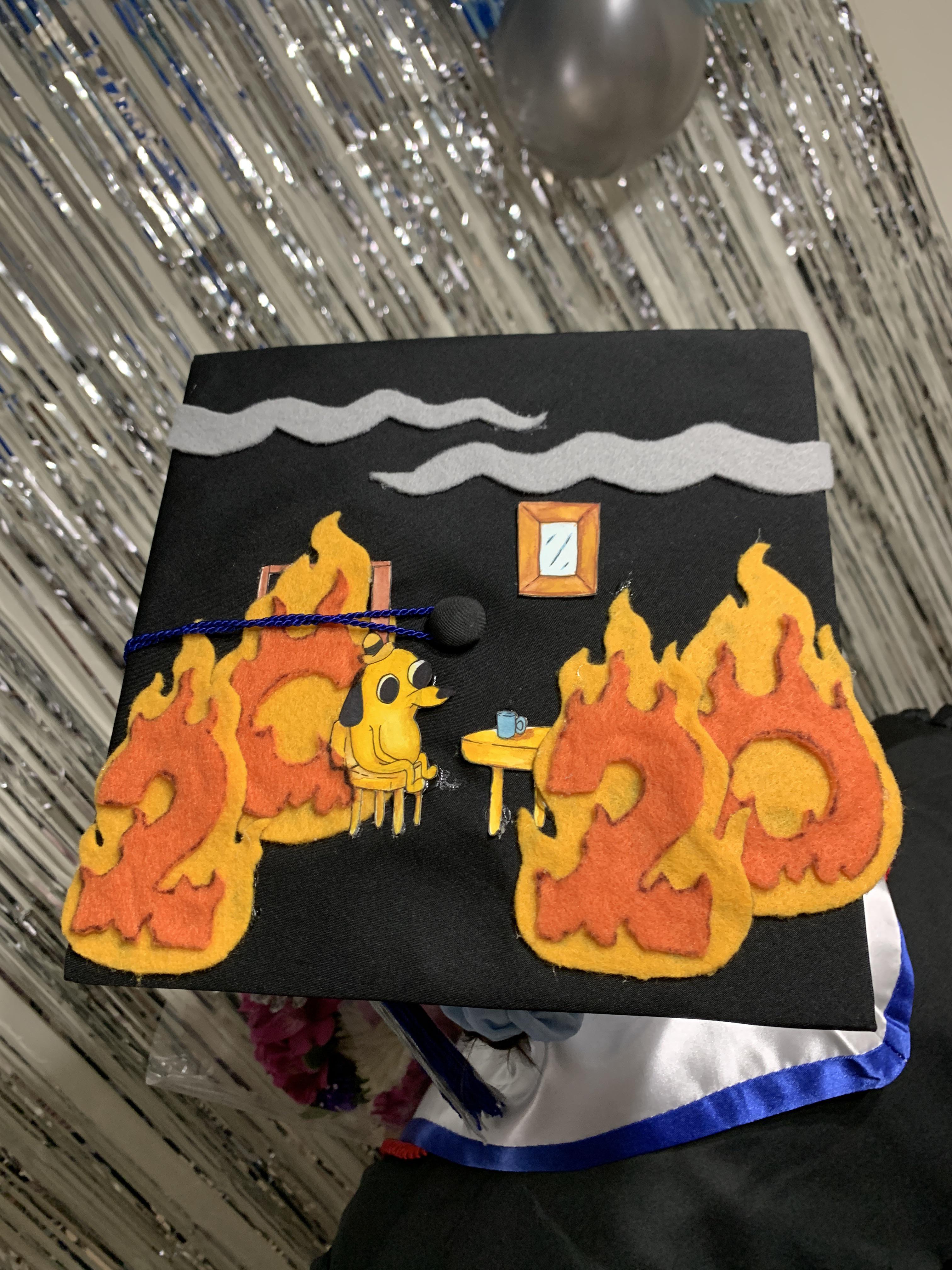 My gf’s graduation cap | Scrolller