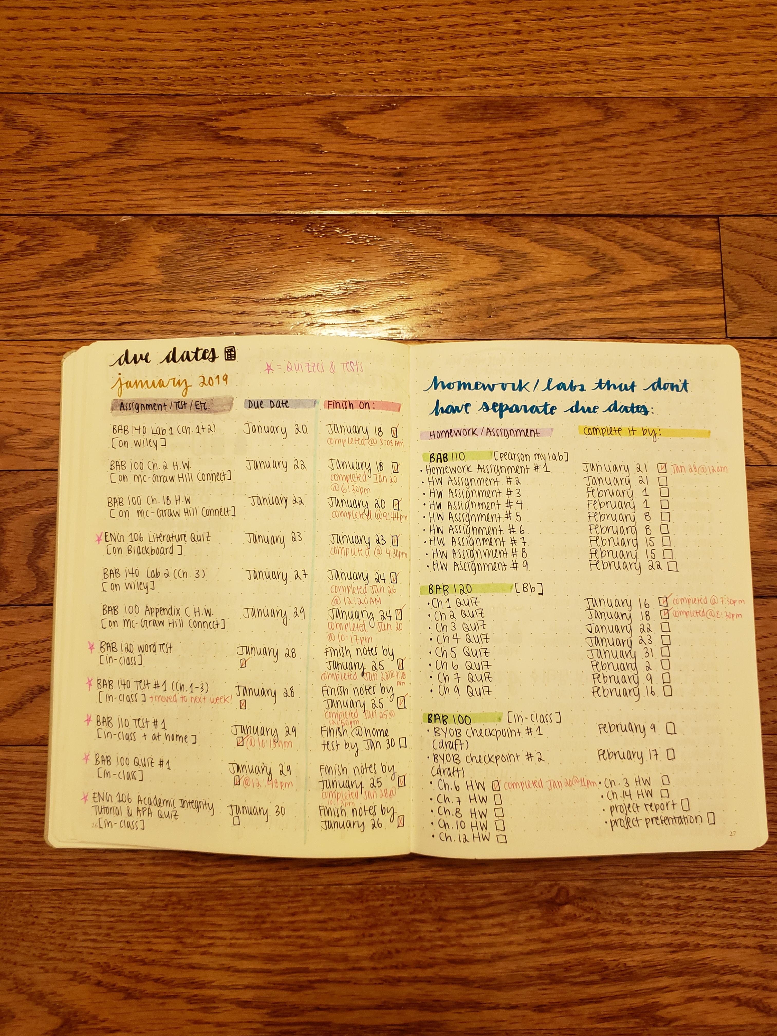 My gfs BuJo I tell her its pretty she says is ugly. | Scrolller