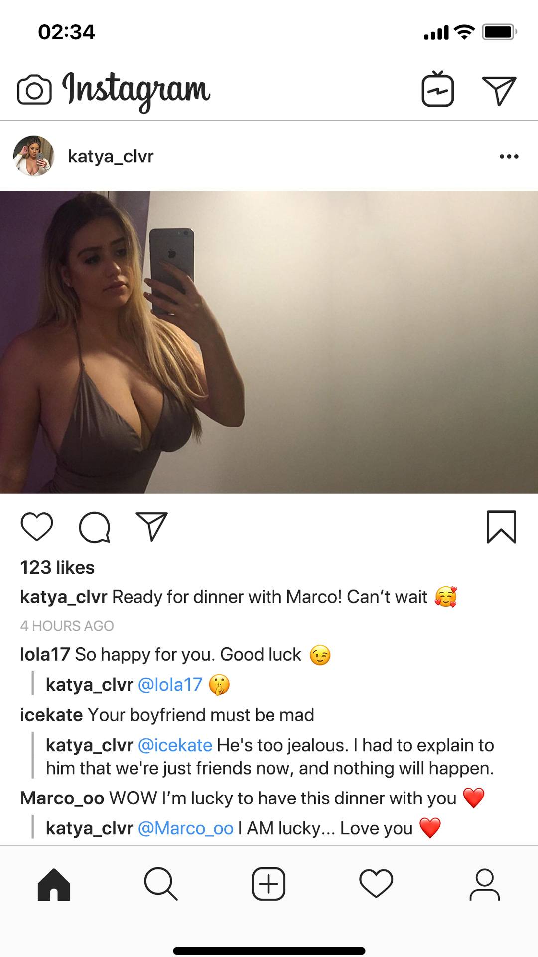 My girlfriend is ready for dinner with Marco | Scrolller