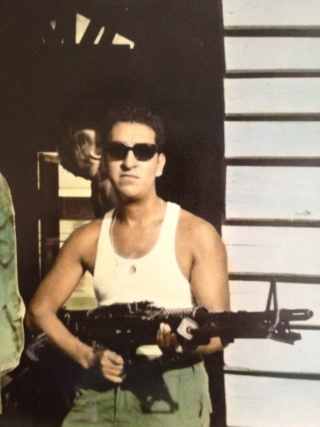 My grandpa Adolph with a m60 in Vietnam 1960's! | Scrolller
