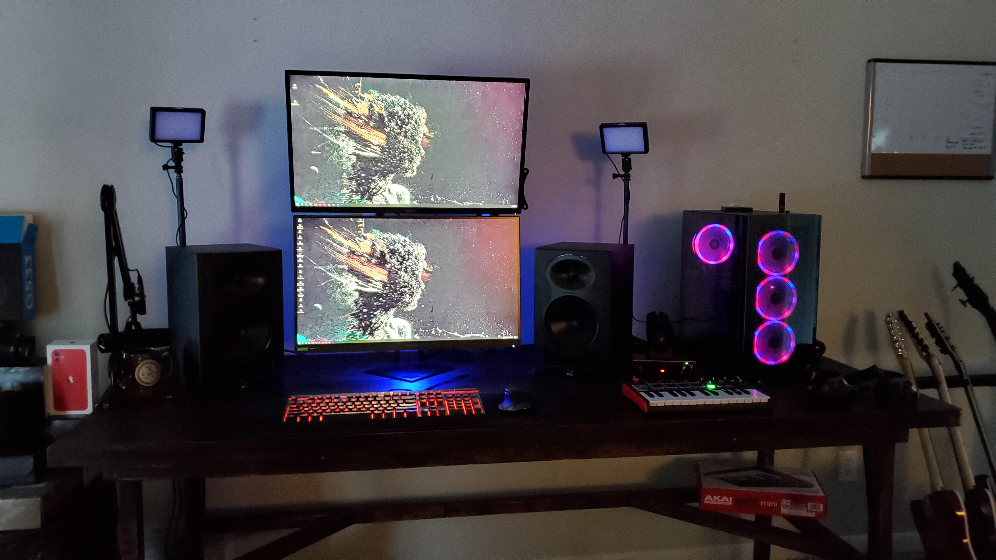 My Graphic Design & Audio Production workstation. Finally joined the 1440p 165HZ gang. | Scrolller