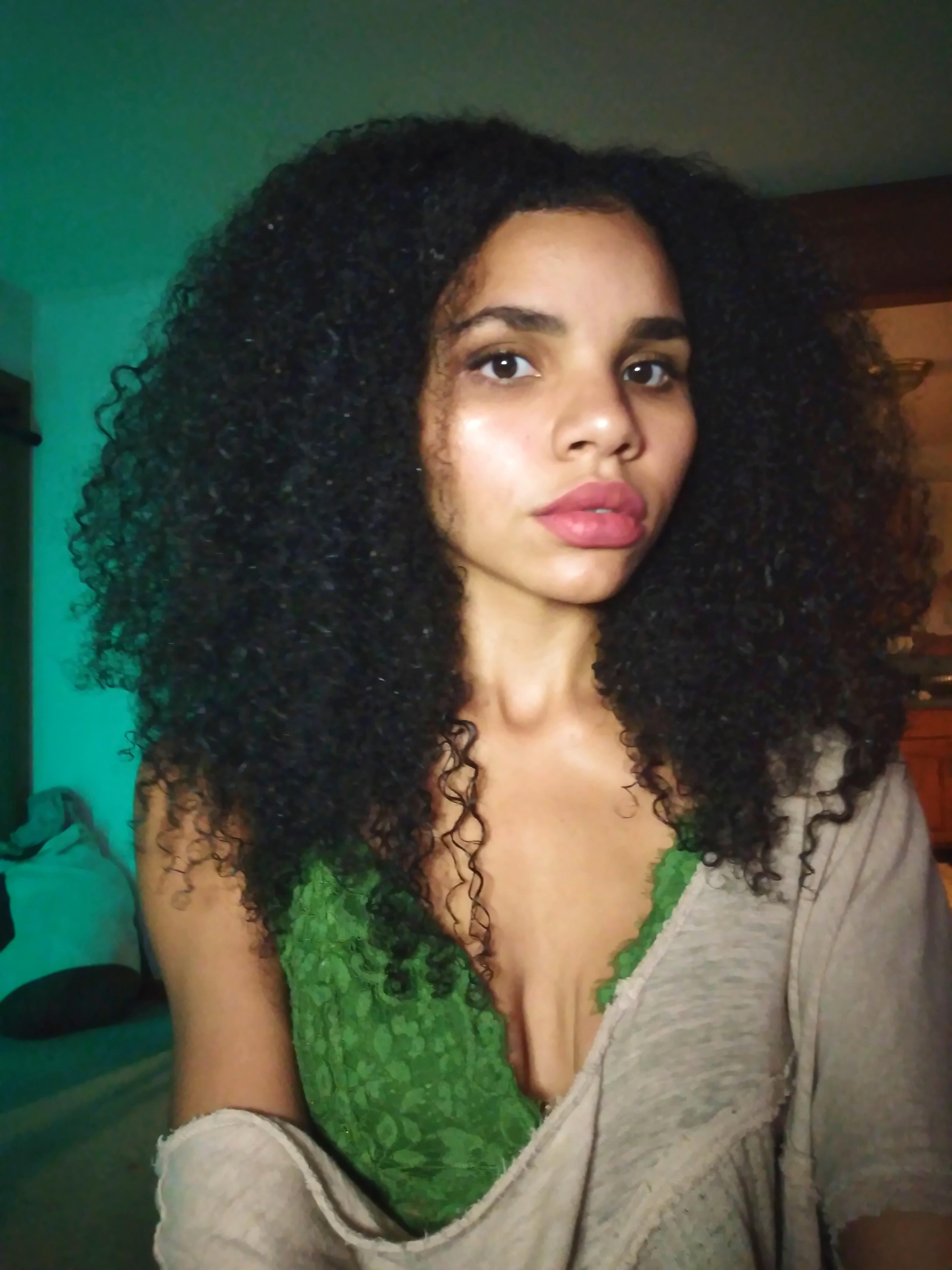 My hair after making a much needed protein treatment. What are your favorite ingredients for ...