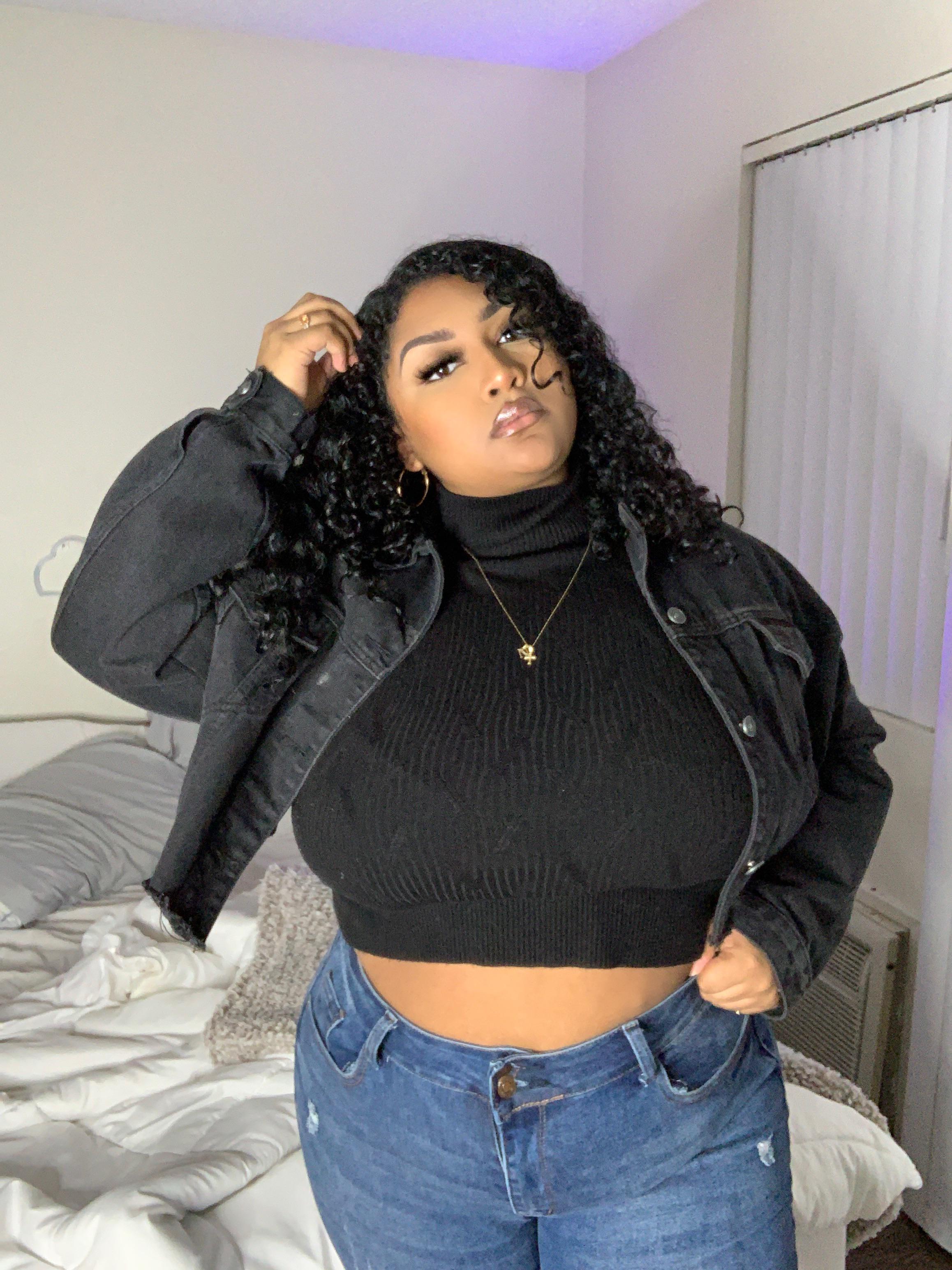 My Jean jacket is from SHEIN 🖤 | Scrolller