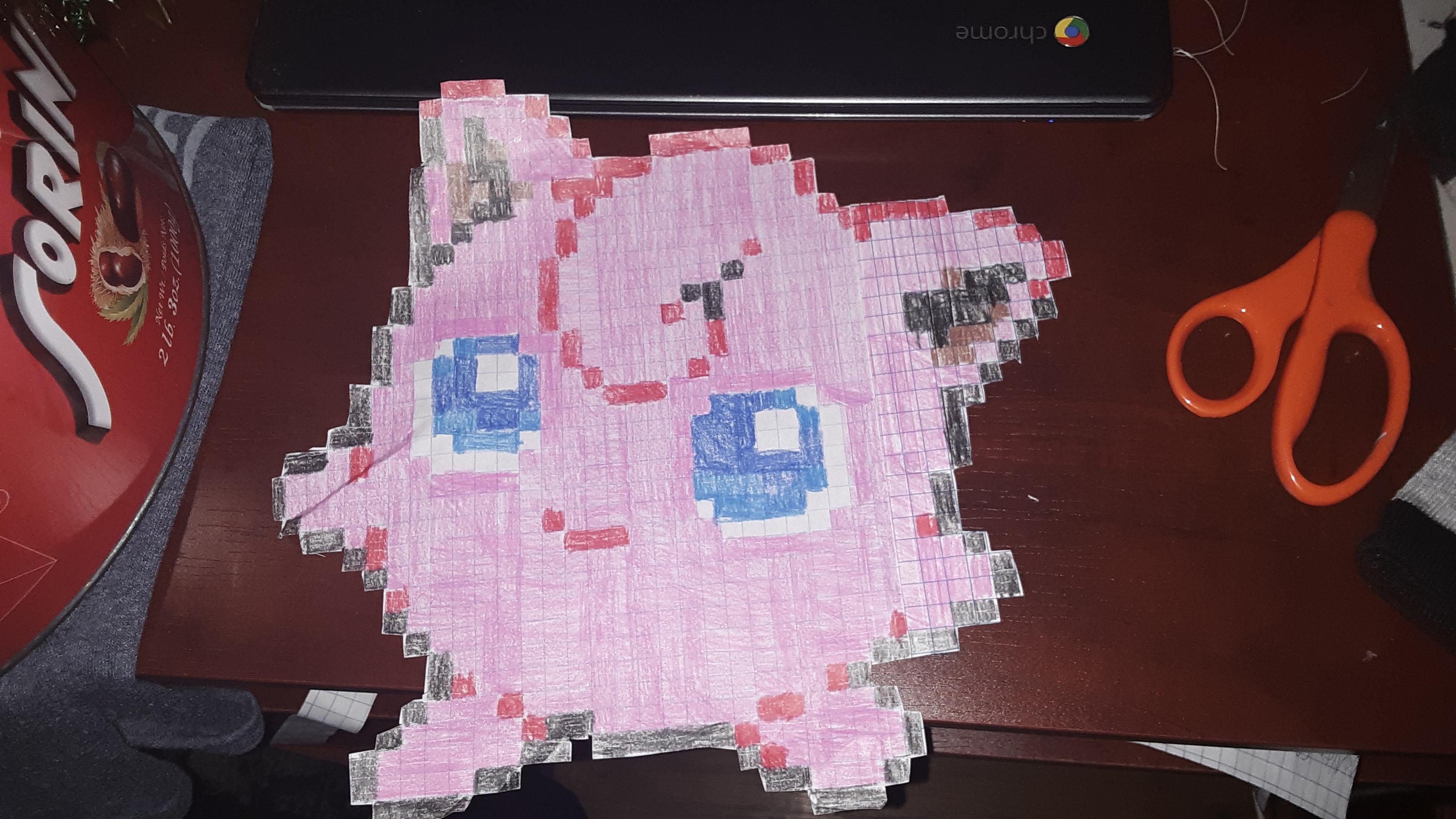 My jigglypuff pixel art! | Scrolller