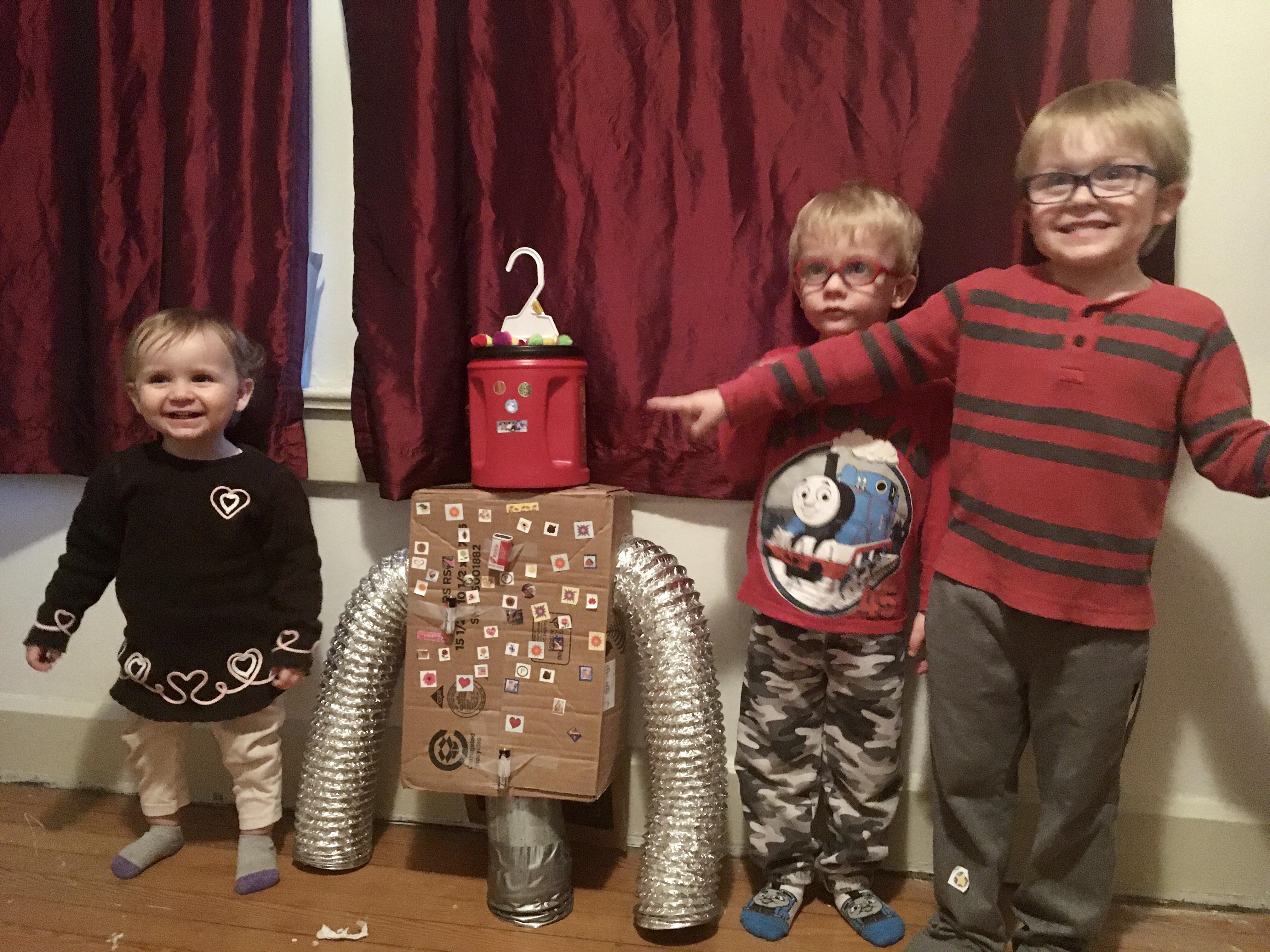 My kids built a robot while in quarantine. | Scrolller