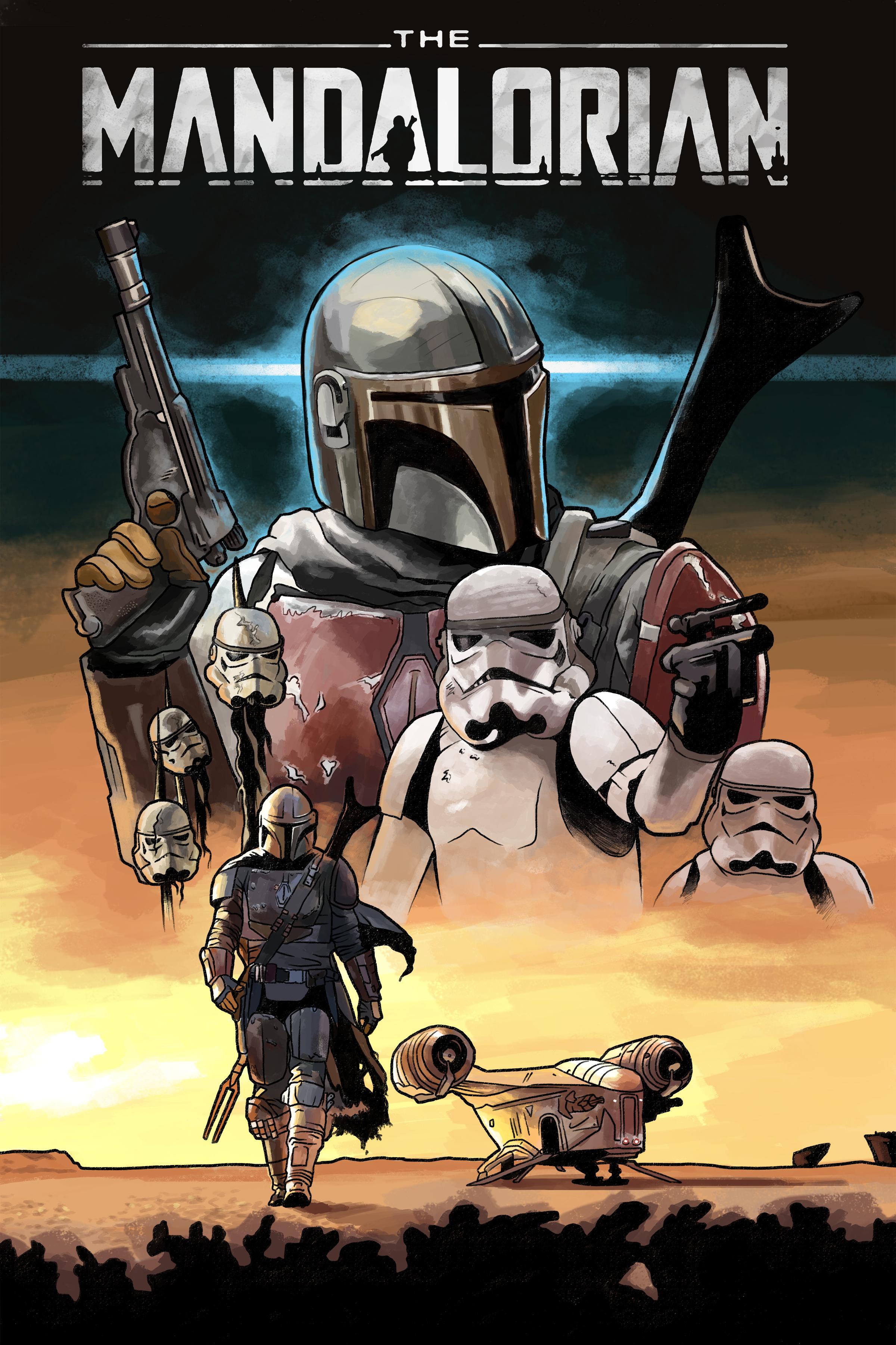 My Mandalorian Poster Illustration. Super stoked! | Scrolller
